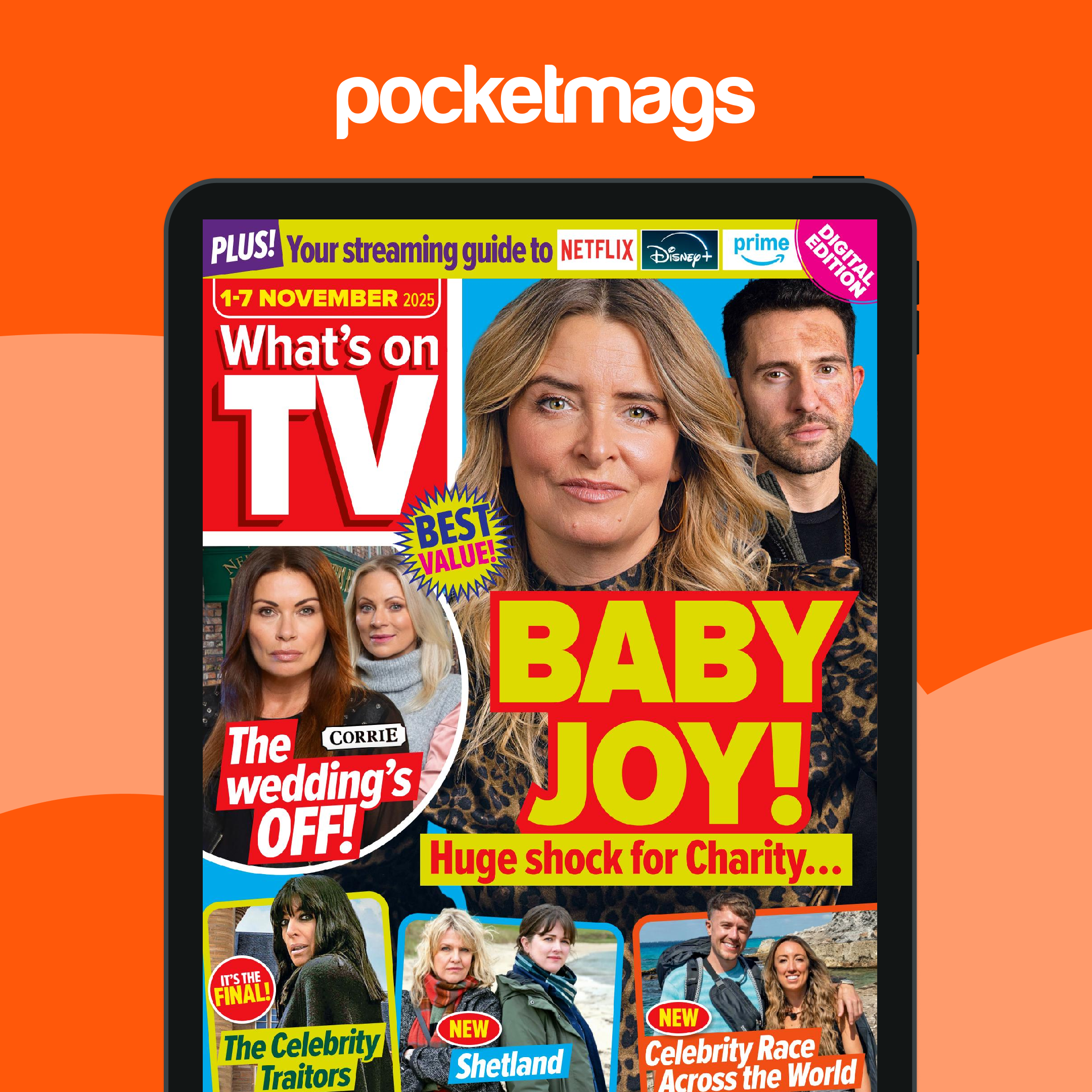 What's on TV Magazine Subscriptions and 1 Nov 2025 Issue