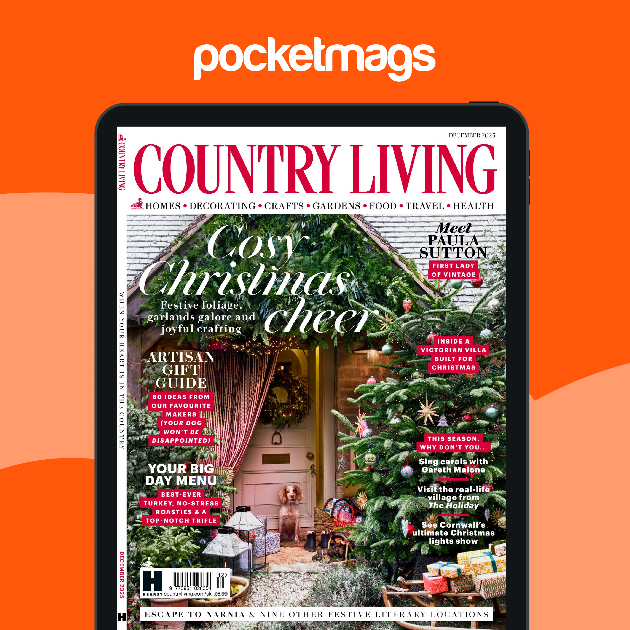 Country Living Magazine Subscriptions and Dec-25 Issue