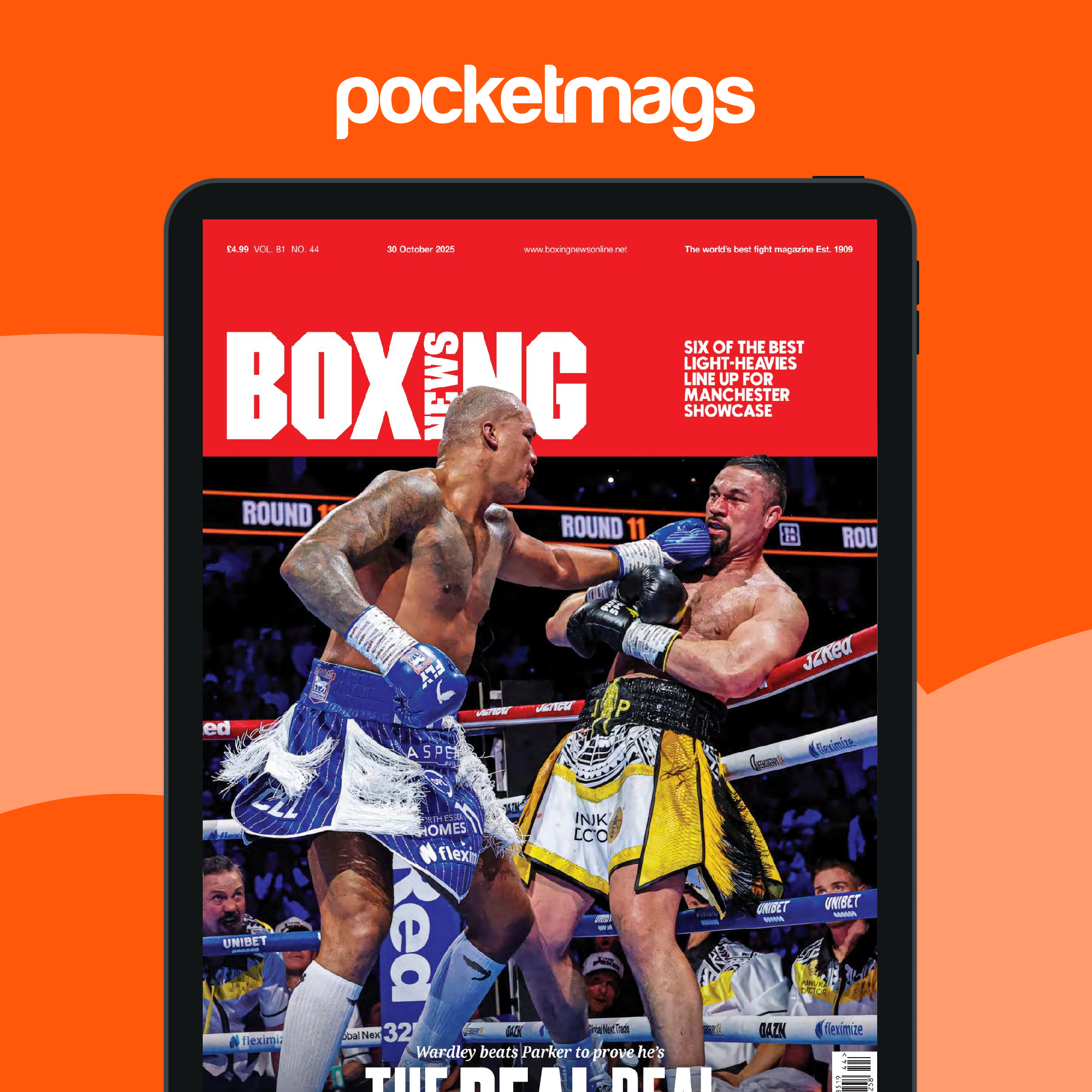 Boxing News Magazine Subscriptions and October 30 2025 Issue