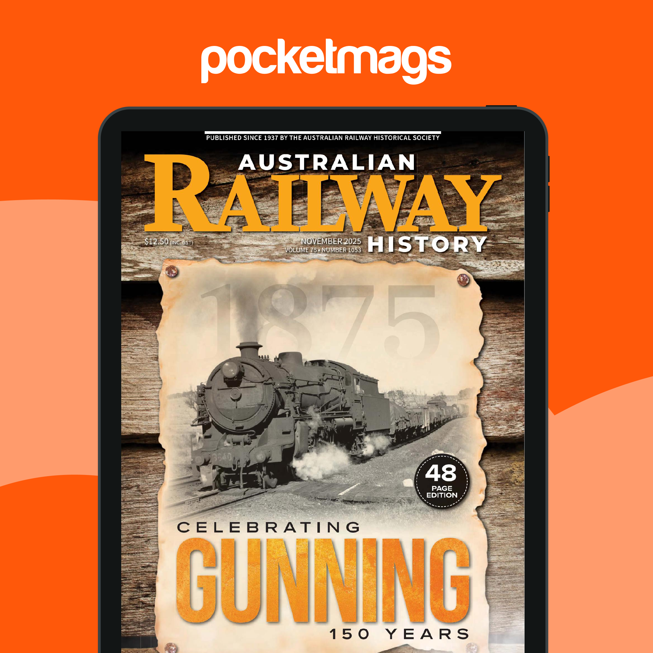 Australian Railway History Magazine - November 2025 Back Issue