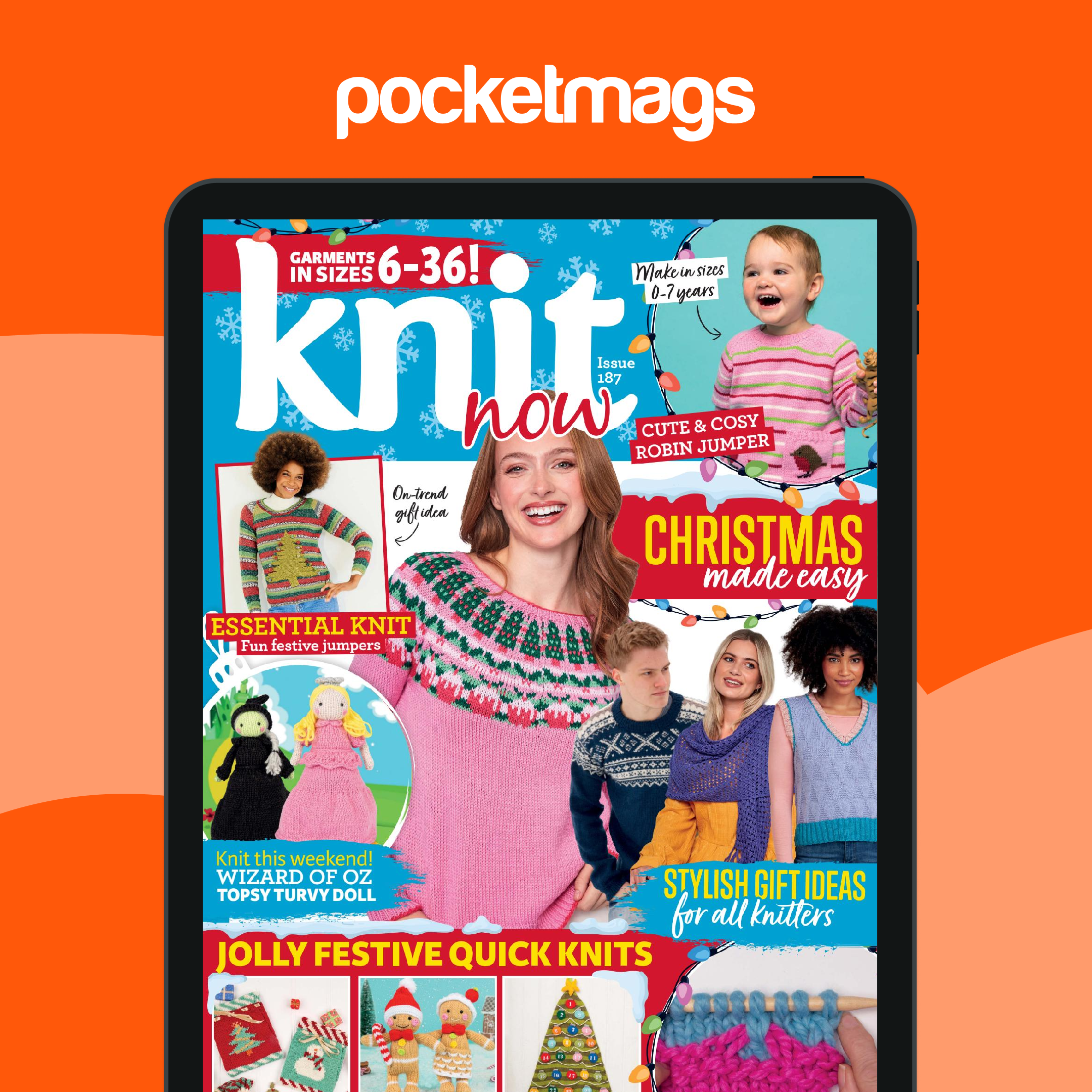 Knit Now Magazine Subscriptions and Issue 187 Issue