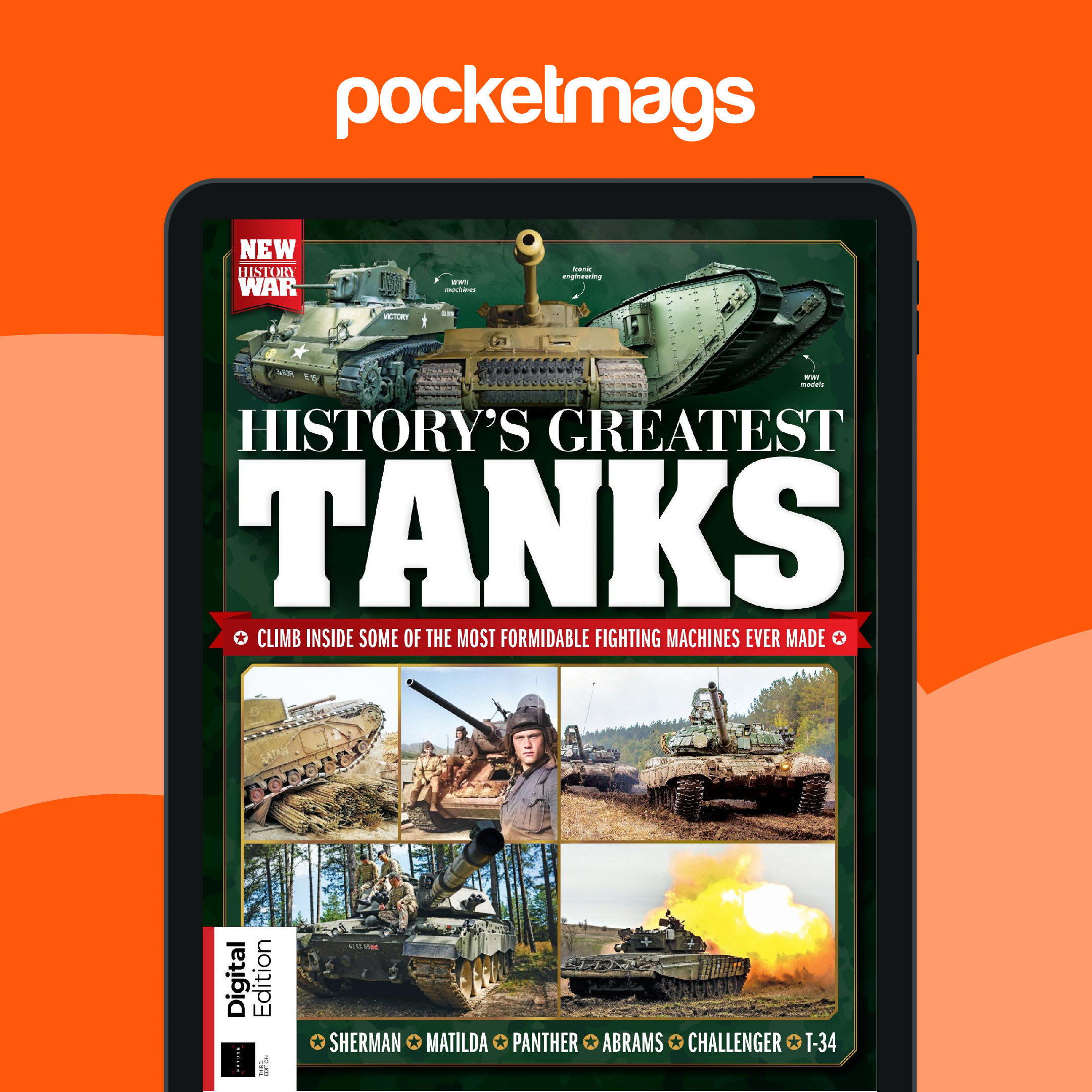 History of War Bookazine Suscripciones y Greatest Tanks 3rd Edition edición