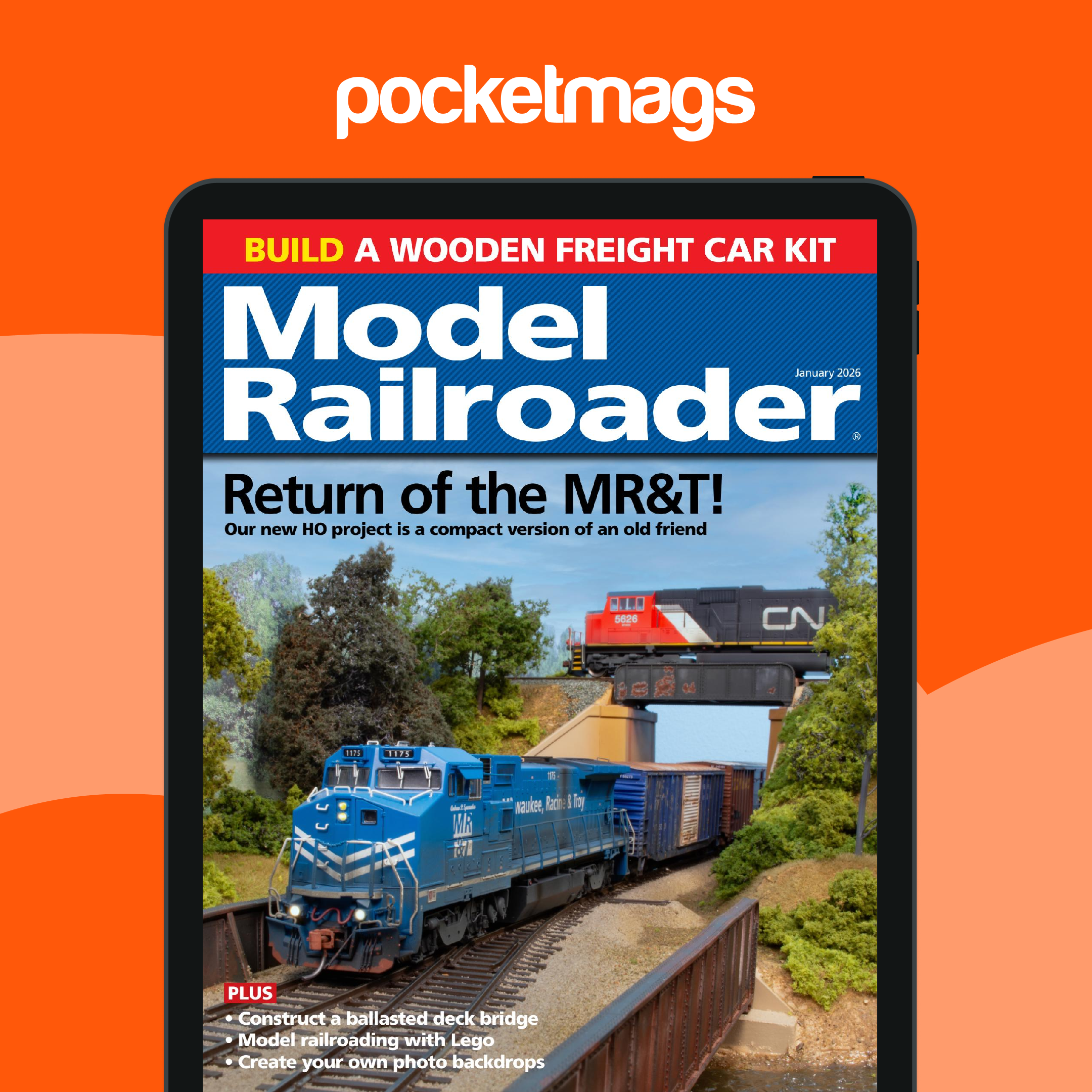 Model Railroader Magazine - 26-Jan Back Issue