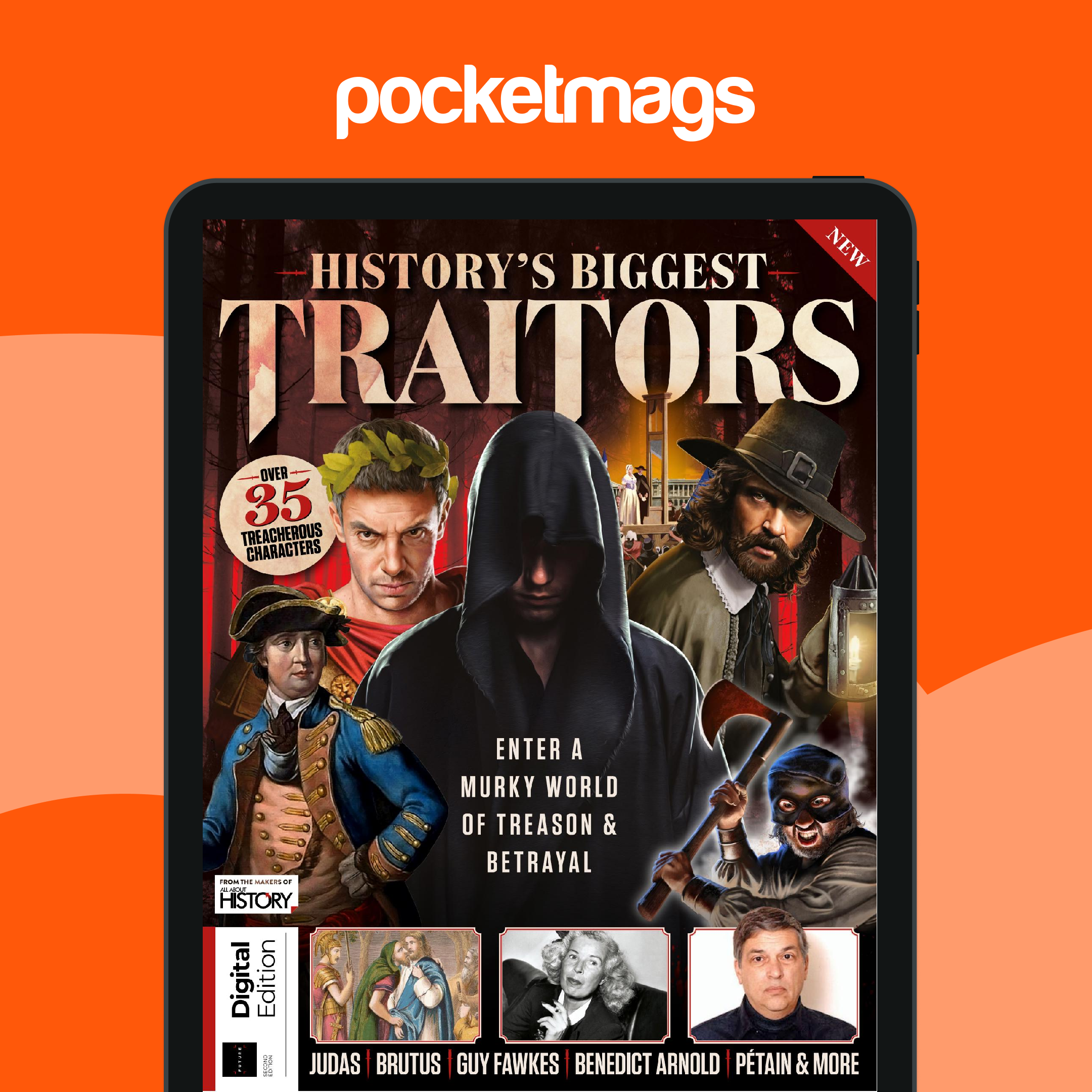 About History Bookazine - History's Biggest Traitors 2nd Ed. Back Issue