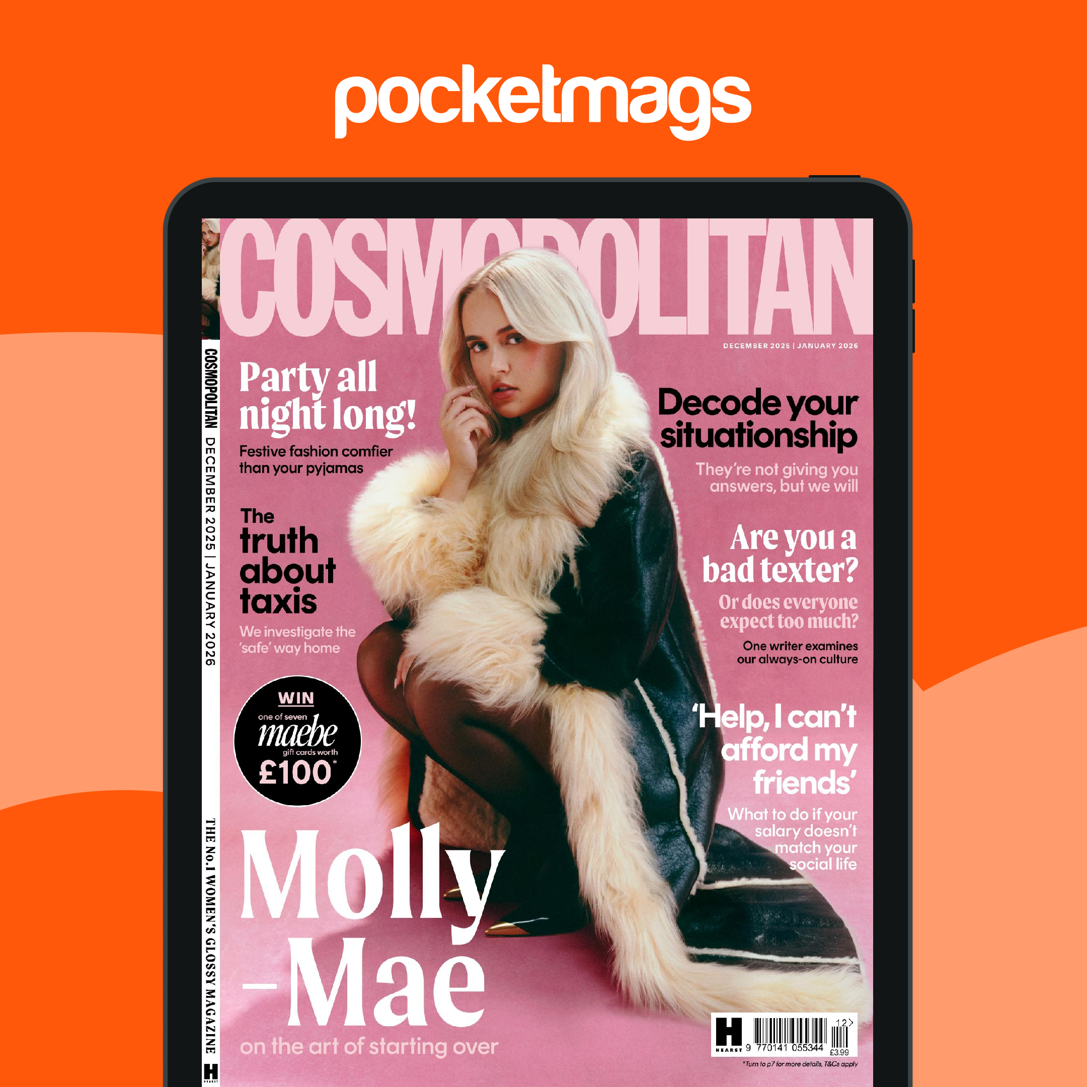 Cosmopolitan Magazine Subscriptions and Dec 25 / Jan 26 Issue