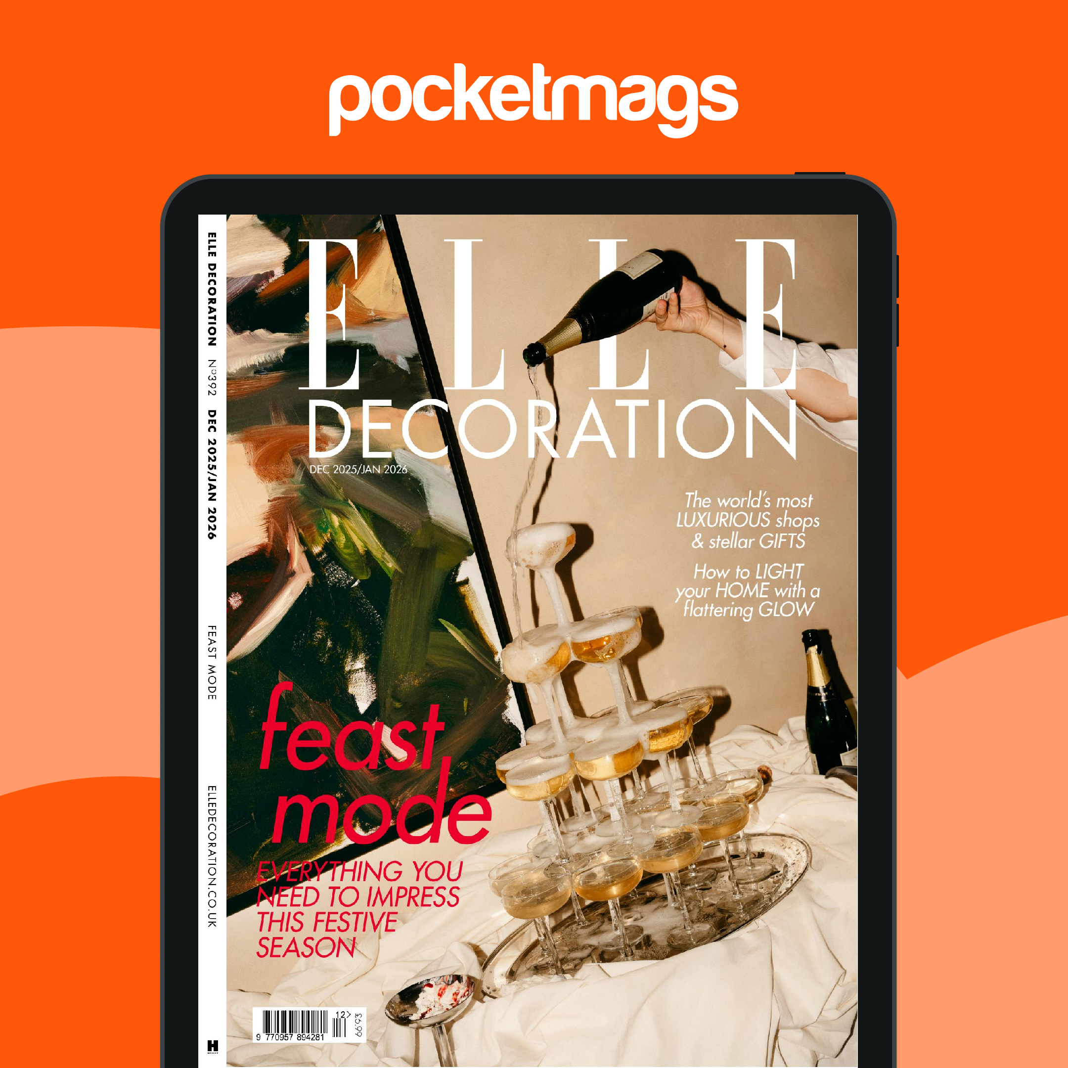 Elle Decoration Magazine Subscriptions and Dec25/Jan-26 Issue