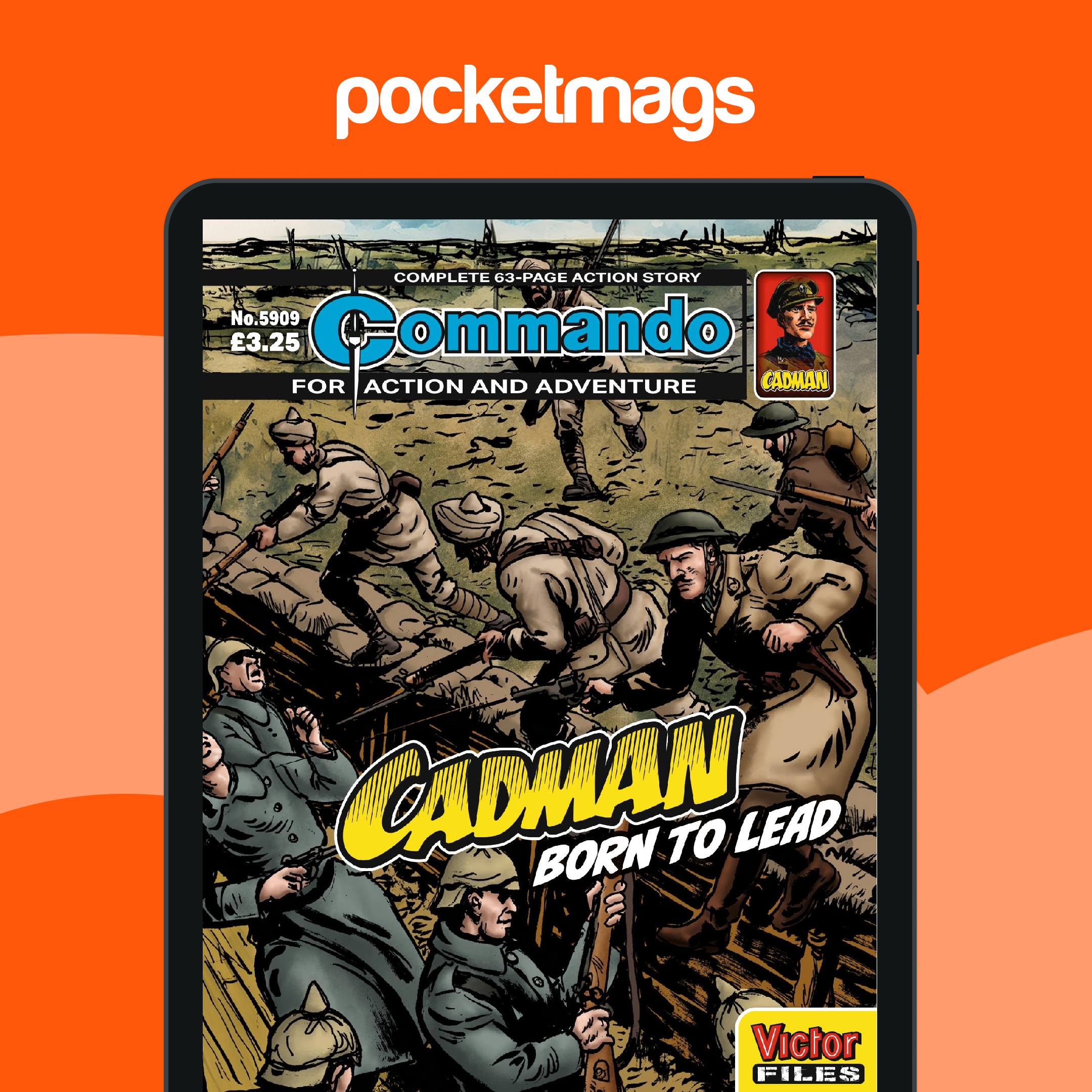 Commando Magazine - 5909 Back Issue