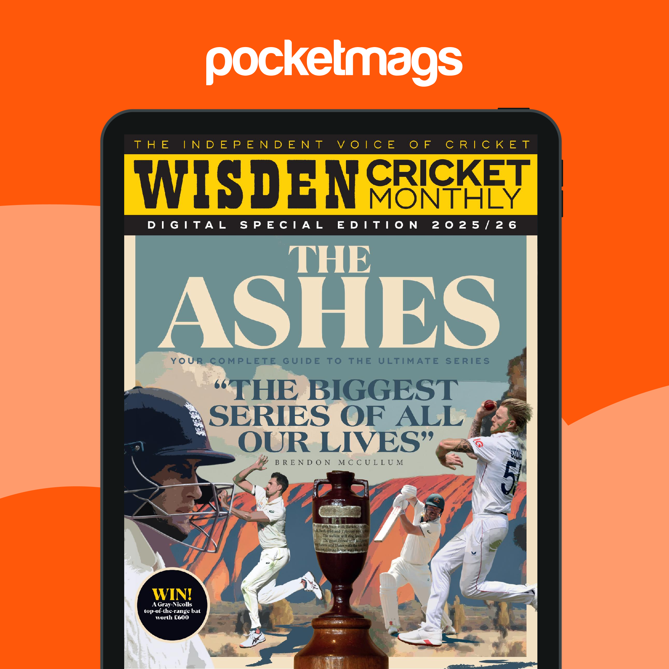 Wisden Cricket Monthly Magazine - Ashes Special Special Issue