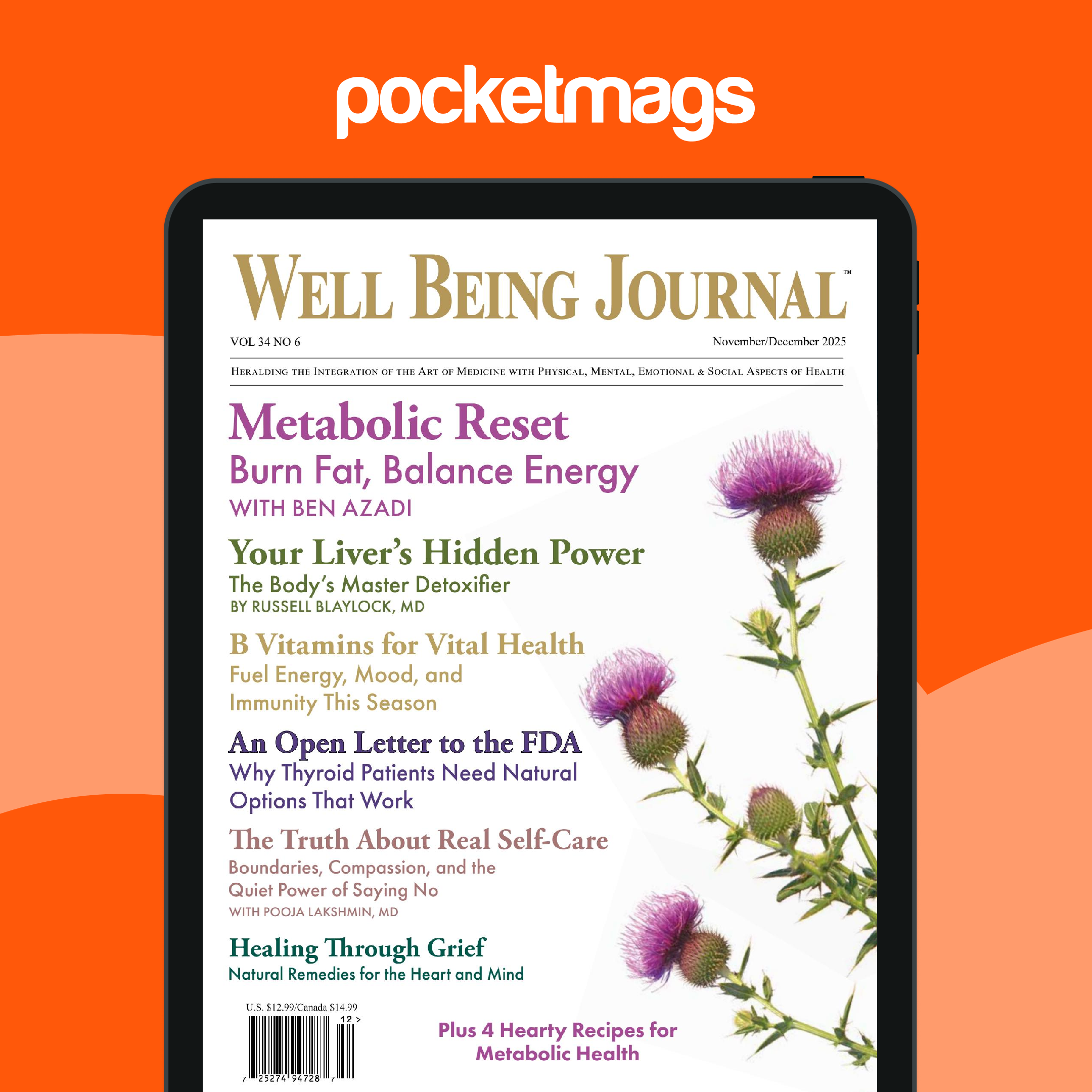 Well Being Journal Magazine Subscriptions and Nov./Dec. 2025 Issue