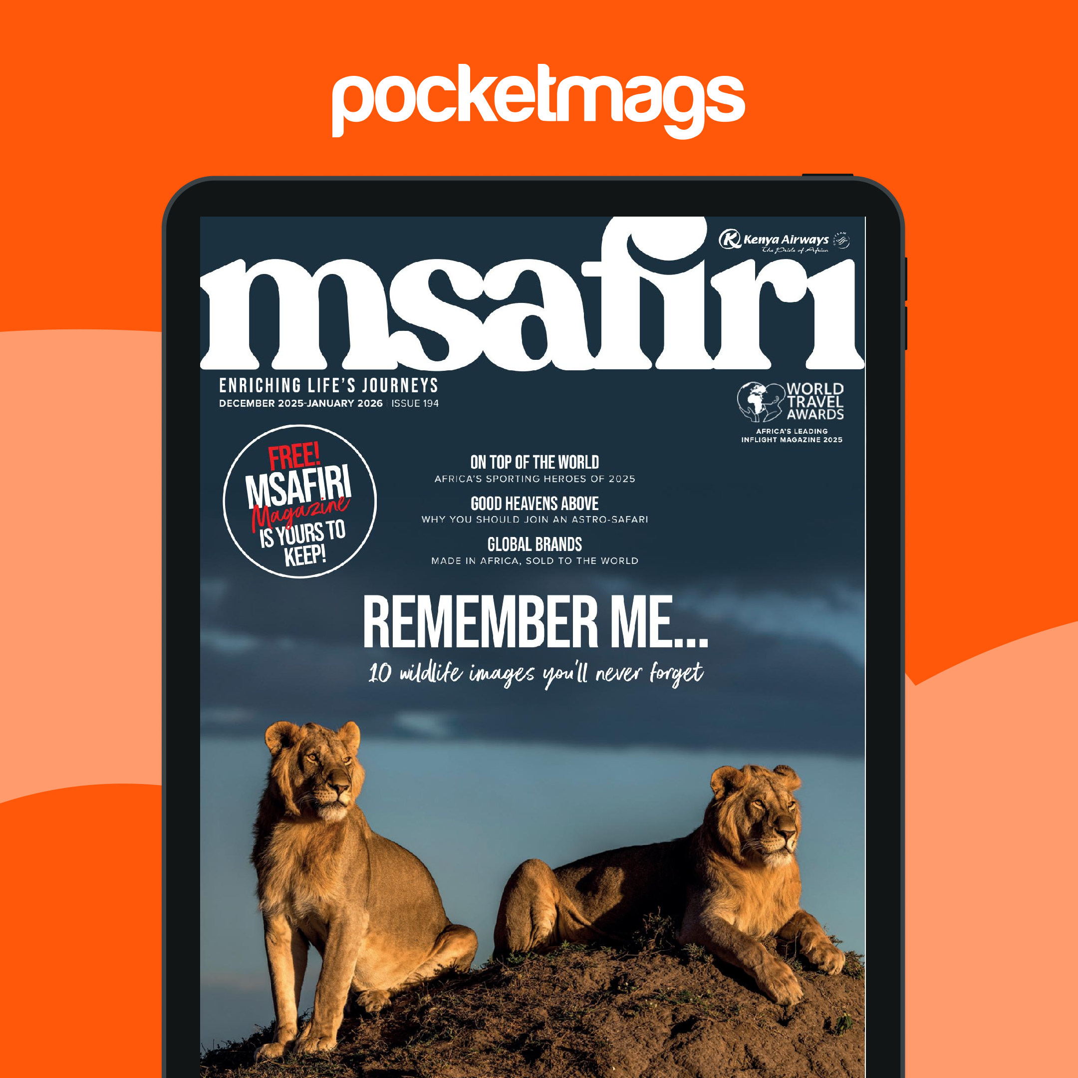 MSAFIRI – Kenya Airways Inflight Magazine - Dec 2025 - Jan 2026 Back Issue