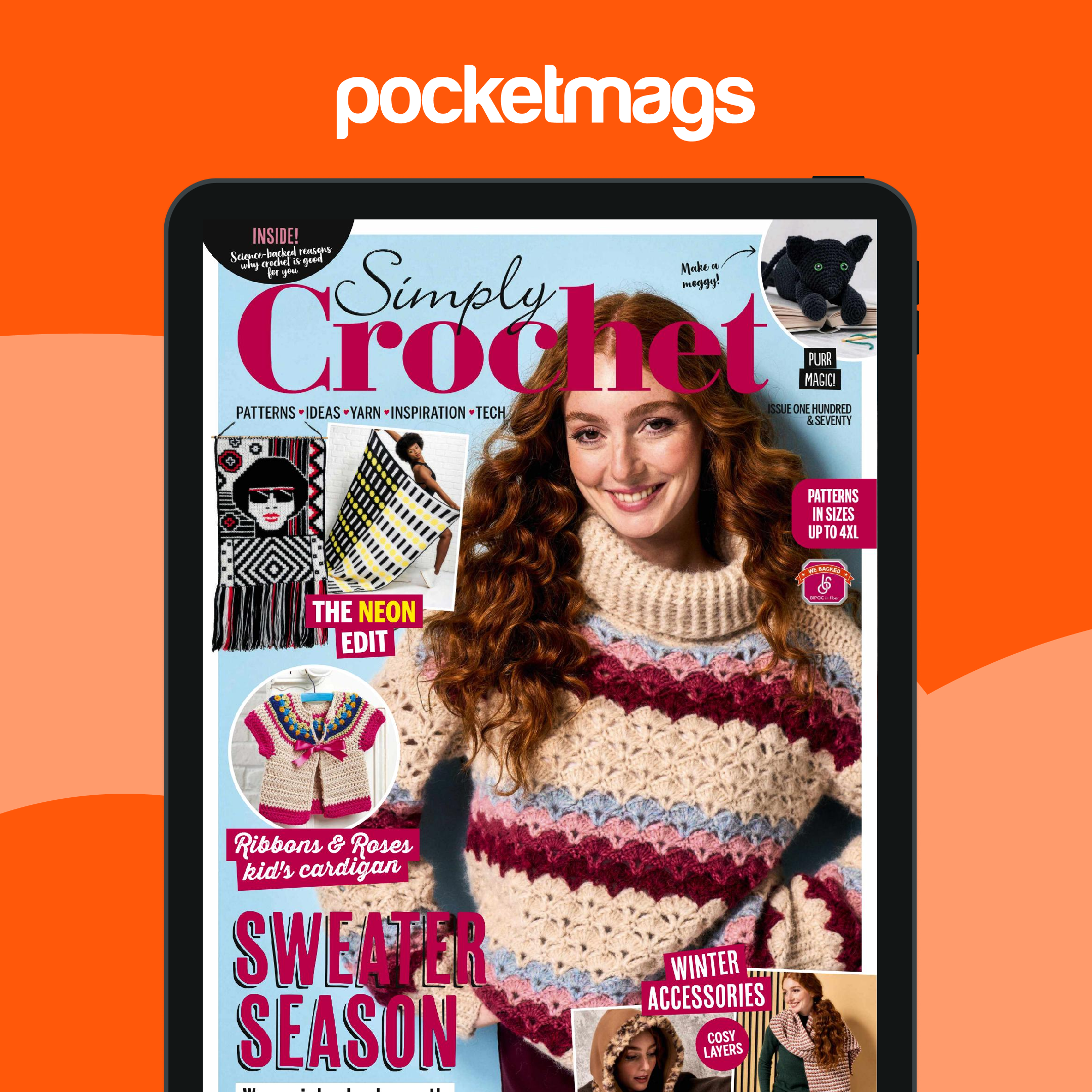 Simply Crochet Magazine Subscriptions and 170 Issue