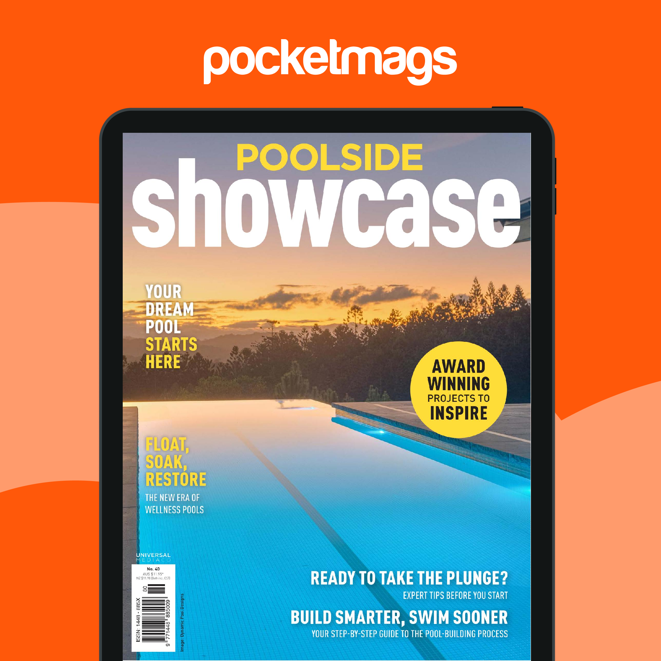 Poolside Showcase Magazine Assinaturas e 40 edição