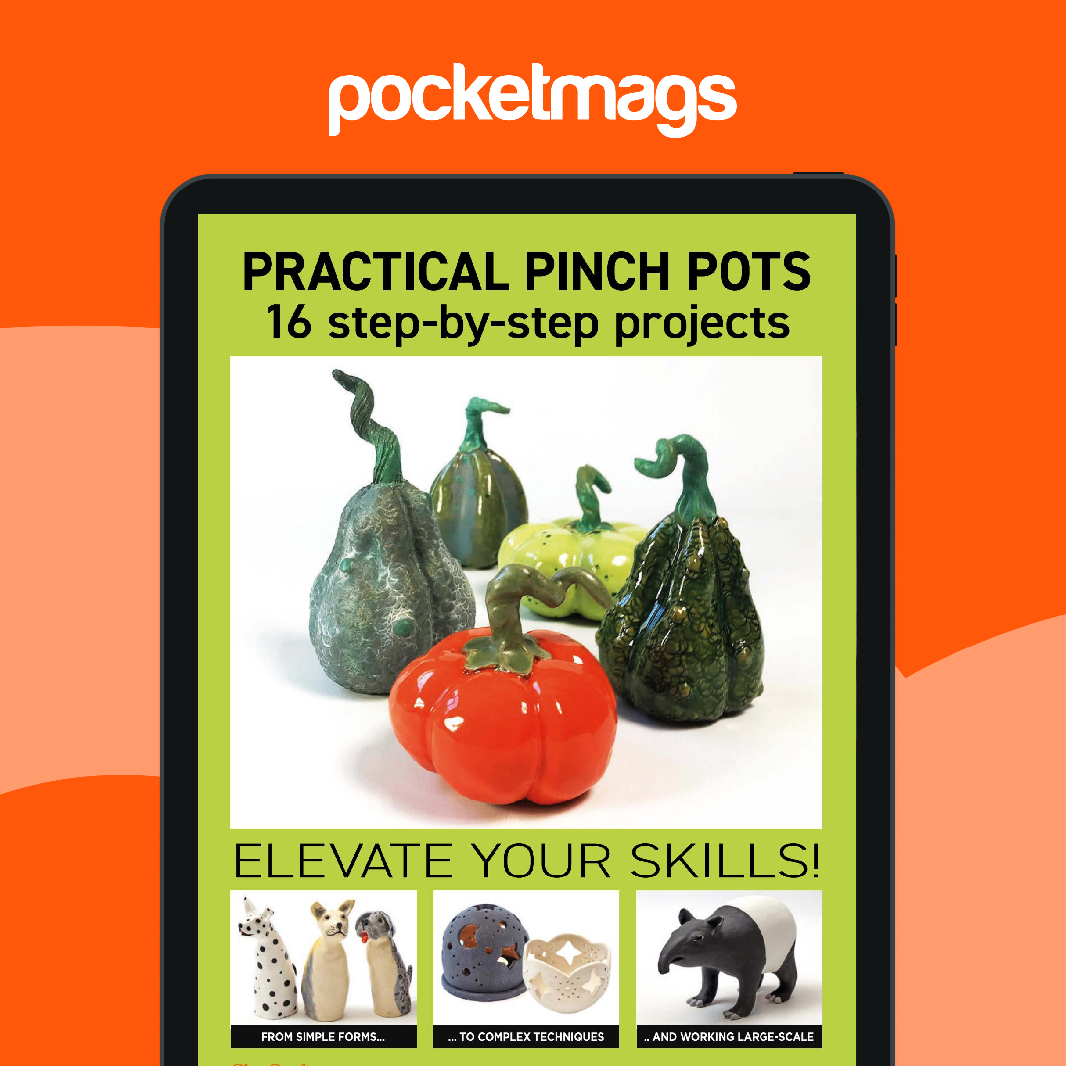 ClayCraft Magazine - Practical Pinch Pots Special Issue