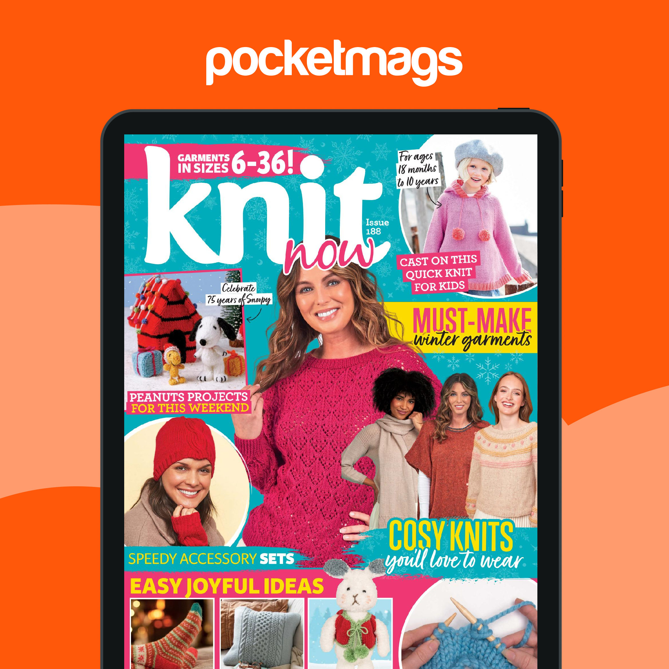 Knit Now Magazine Subscriptions and Issue 188 Issue