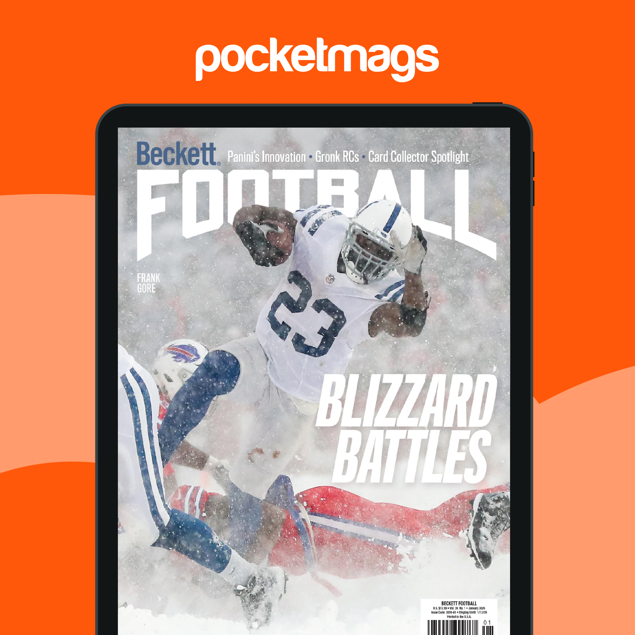 Beckett Football Magazine Subscriptions and 2026-01 (Football-Jan) Issue