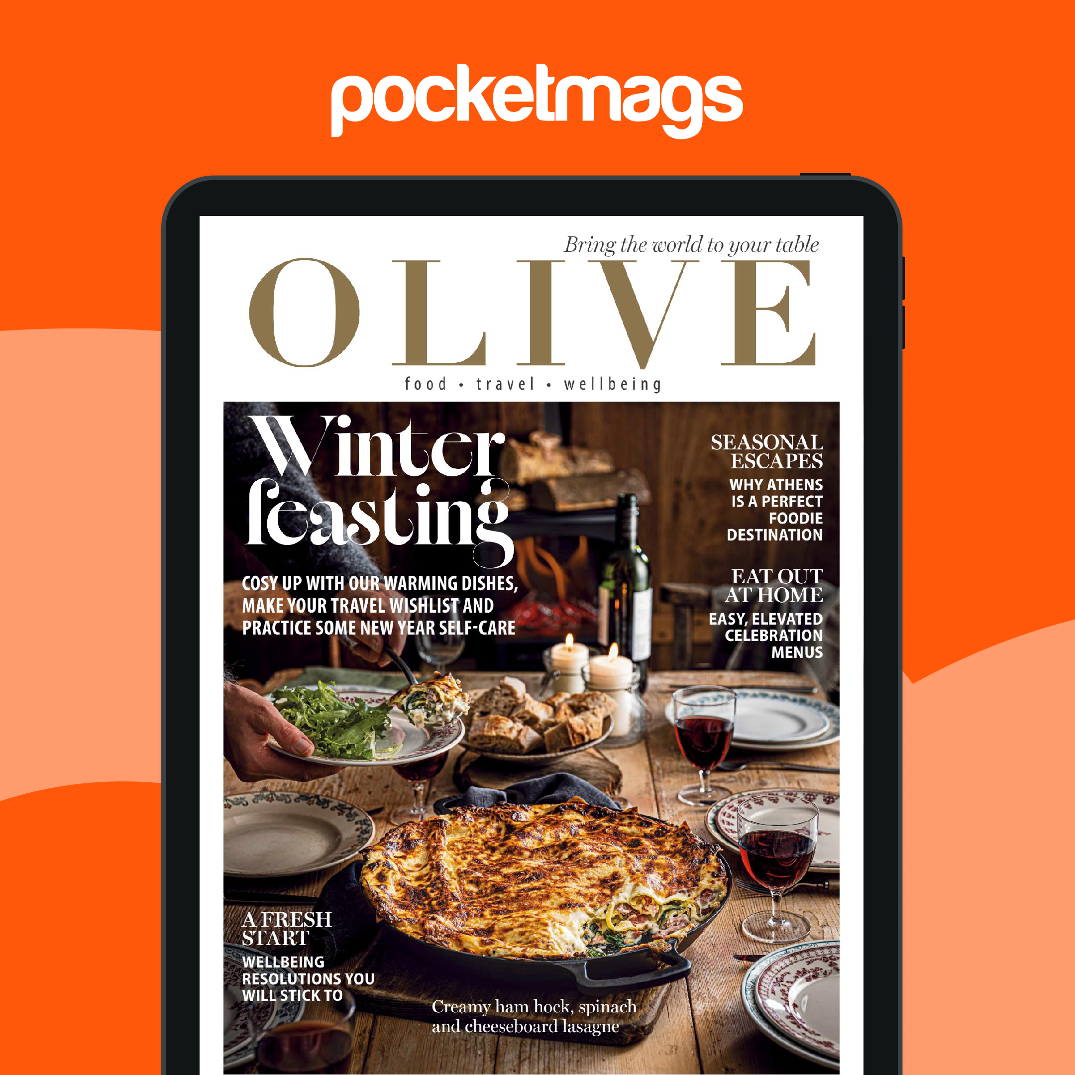 Olive Magazine Abonnements et December 2025 édition