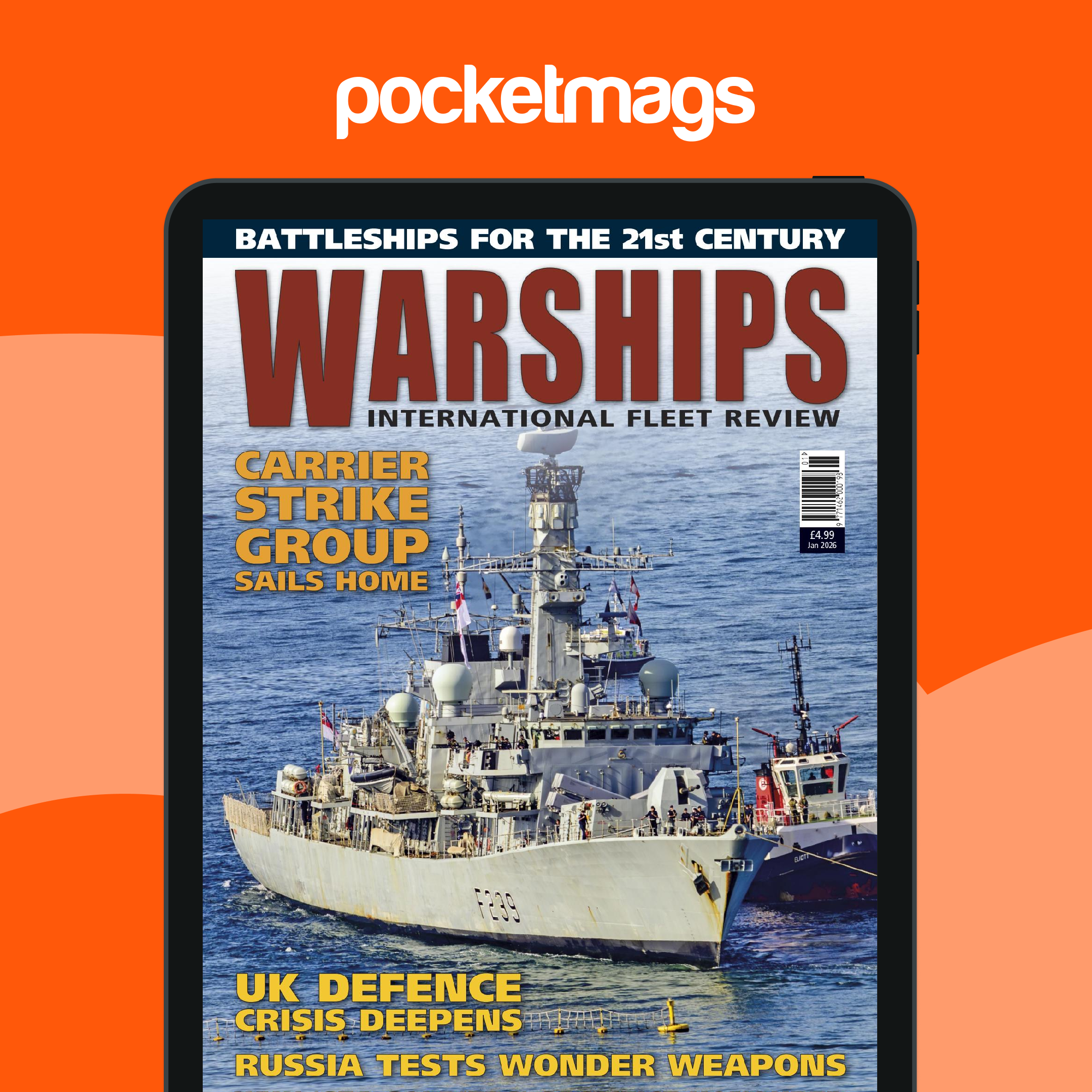 Warships International Fleet Review Magazine - January 2026 Back Issue