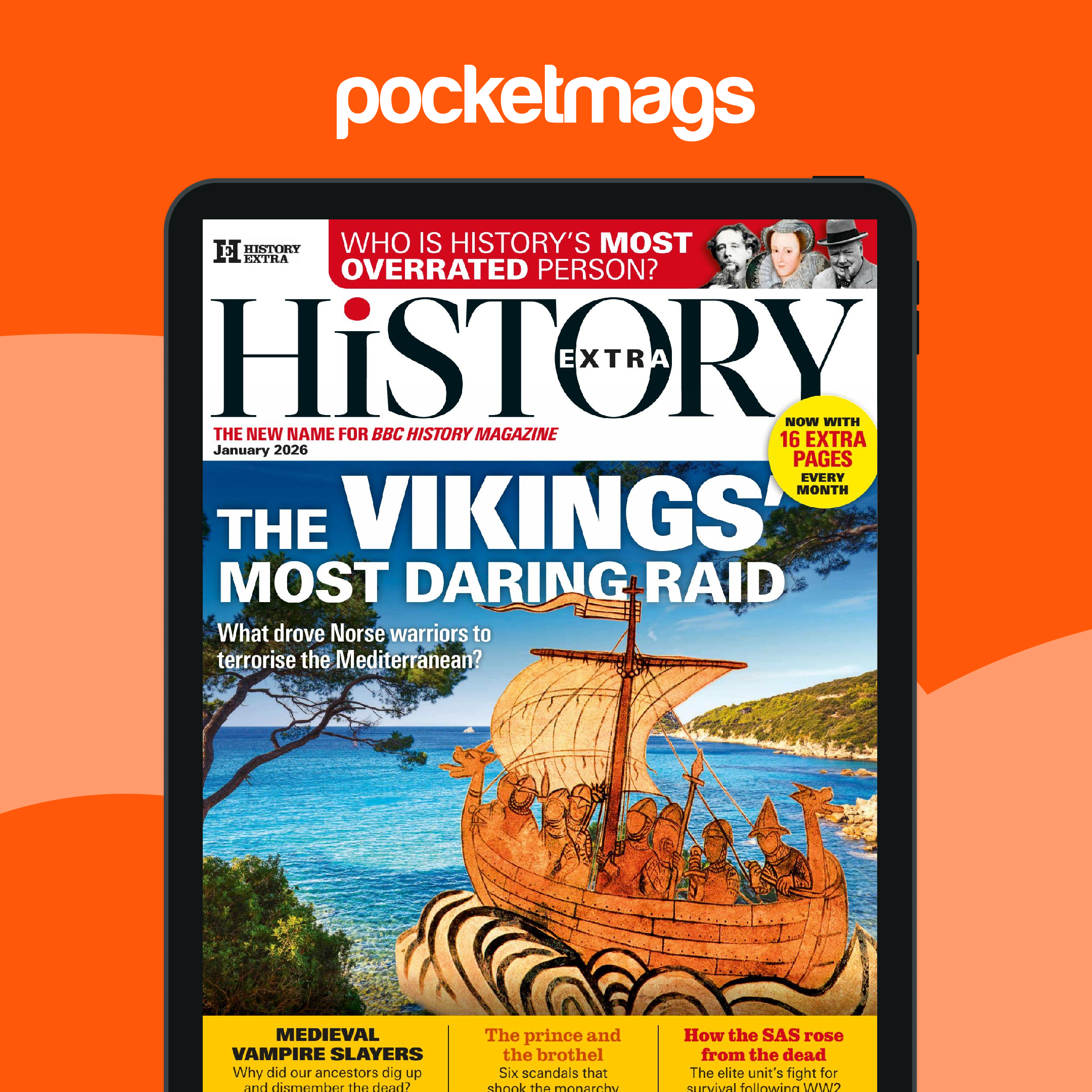 History Extra Magazine Subscriptions and January 2025 Issue