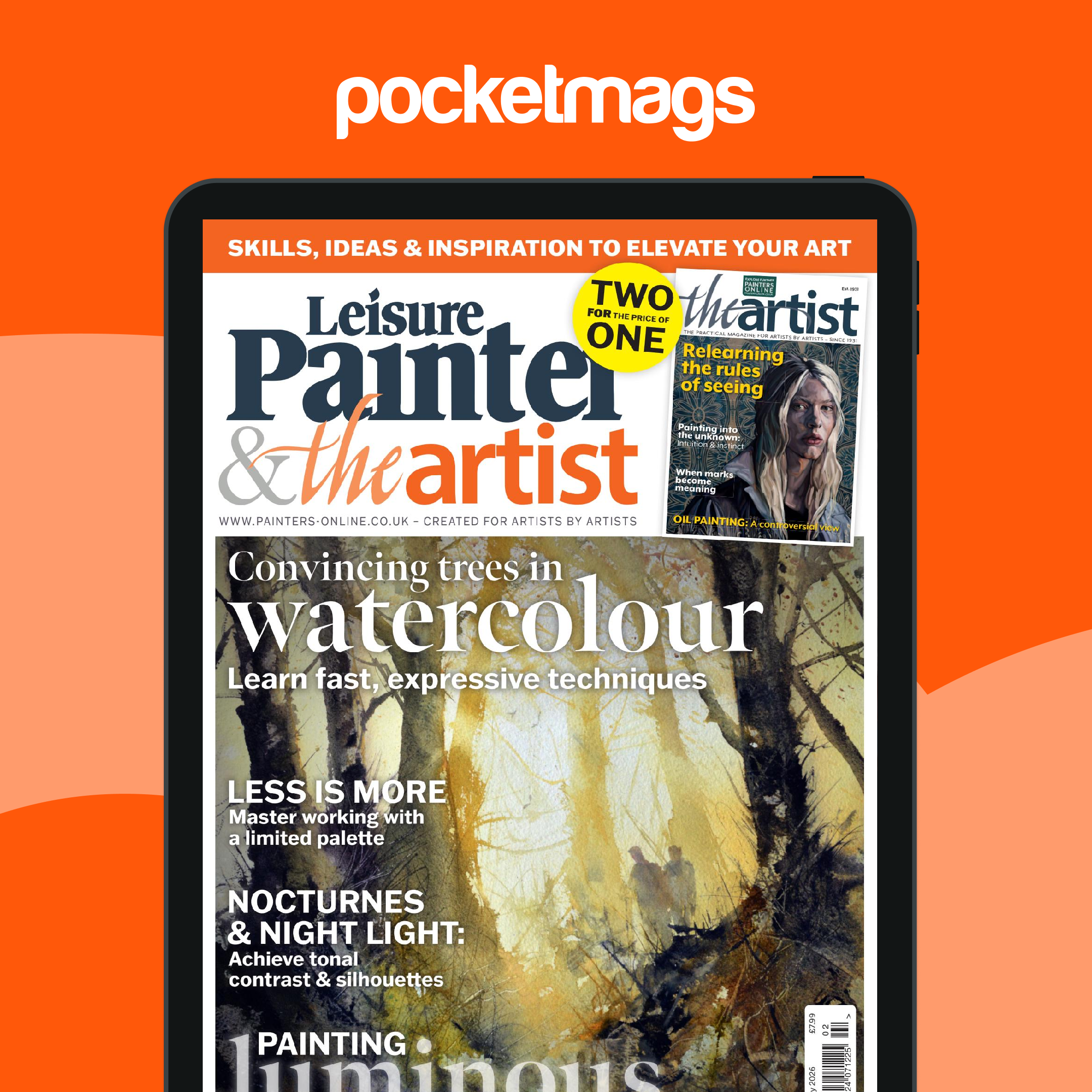 Leisure Painter & The Artist Magazine Subscriptions and February 2026 Issue