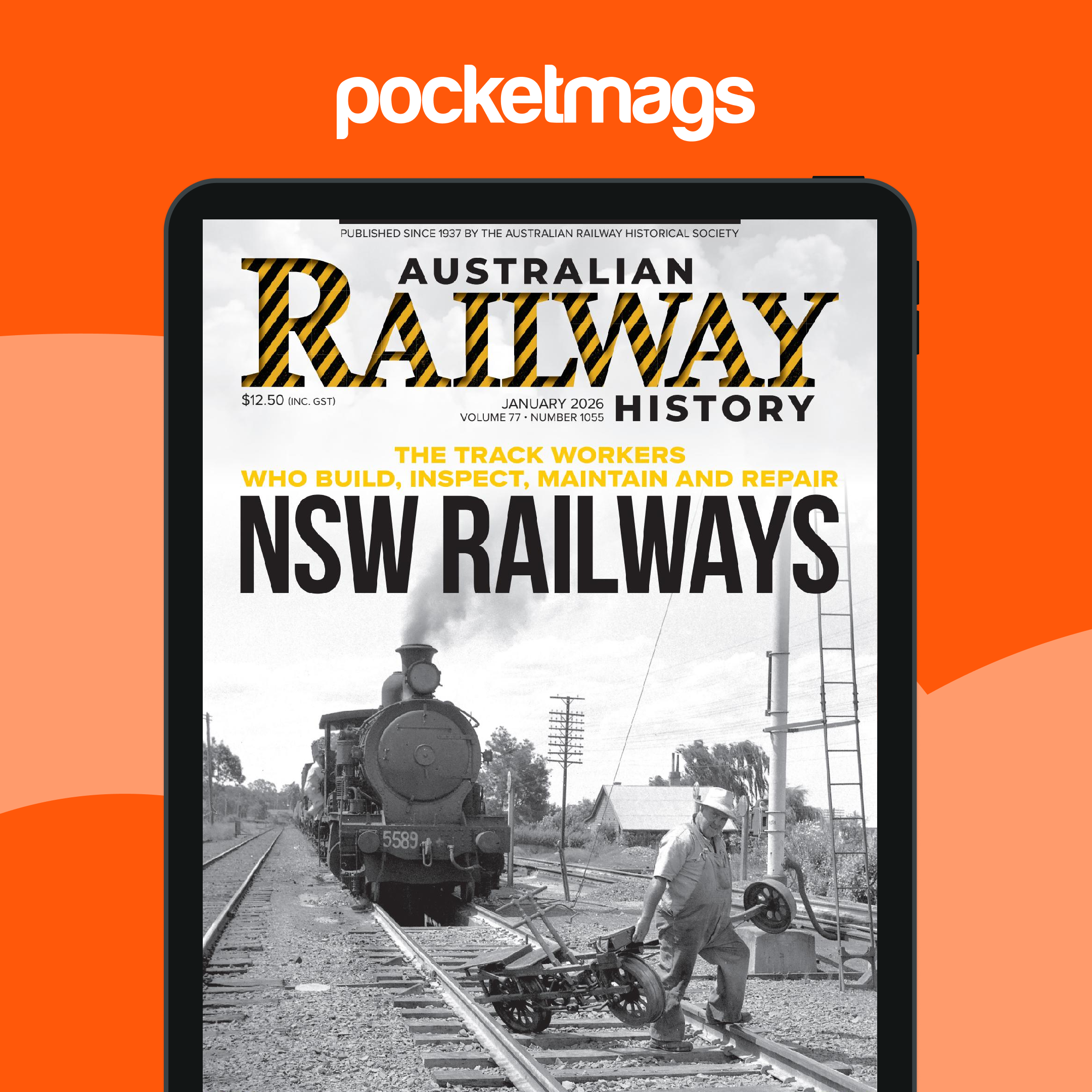 Australian Railway History Magazine - January 2026 Edición anterior