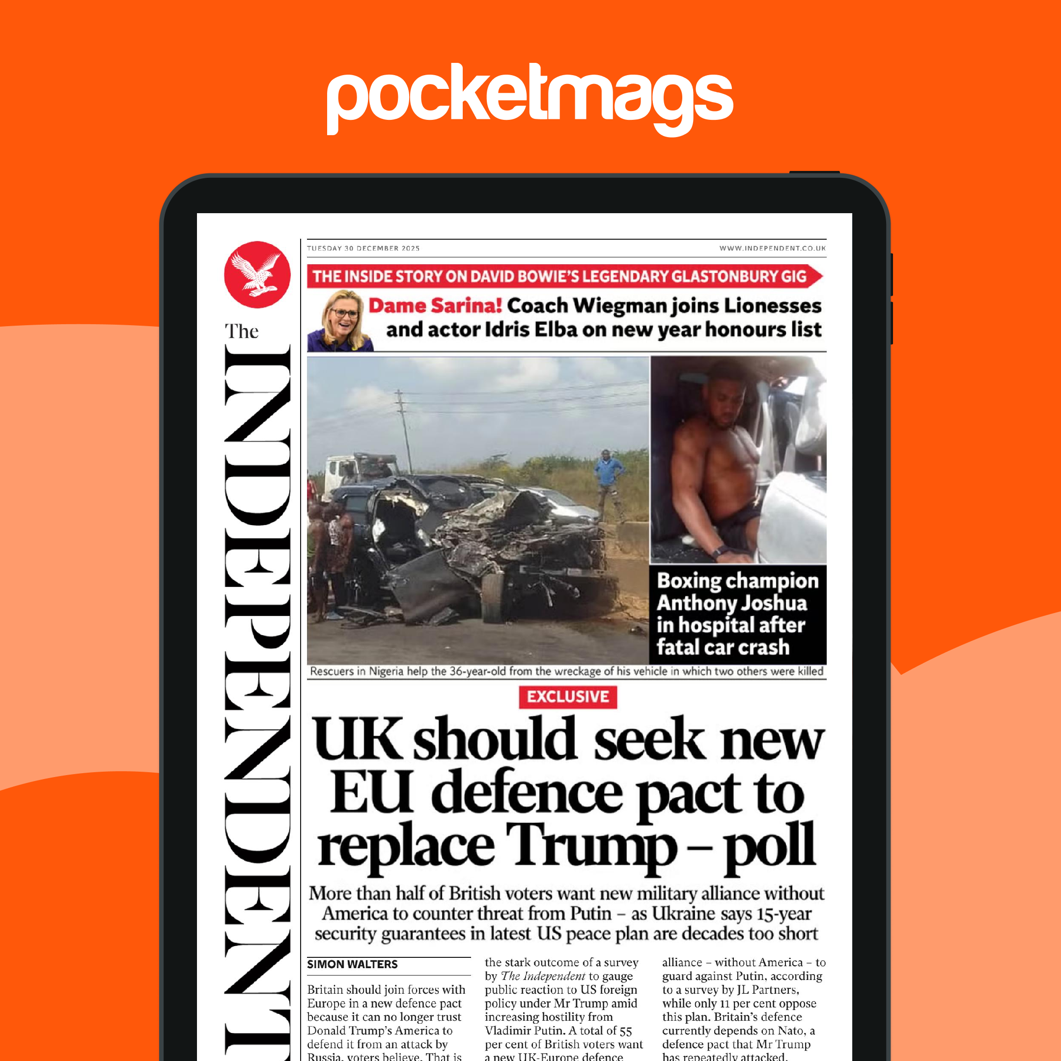 The Independent Daily Edition Newspaper - Tuesday, 30 December 2025 ...