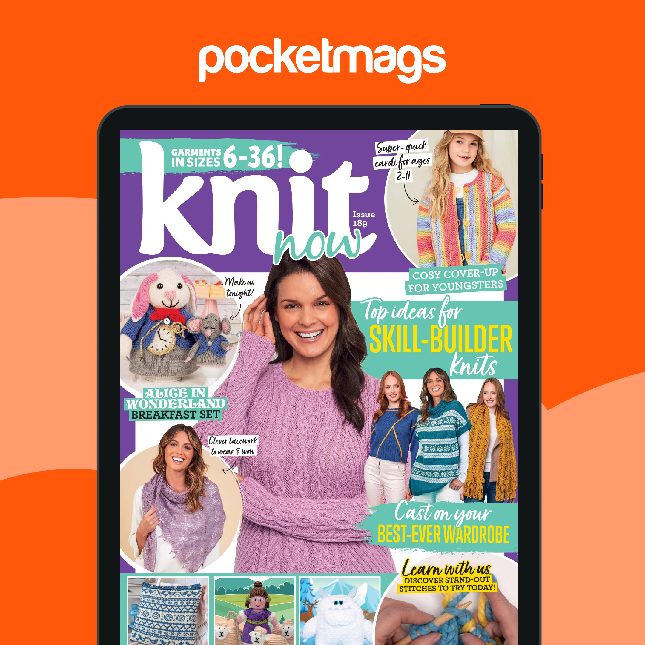 Knit Now Magazine Subscriptions and Issue 189 Issue