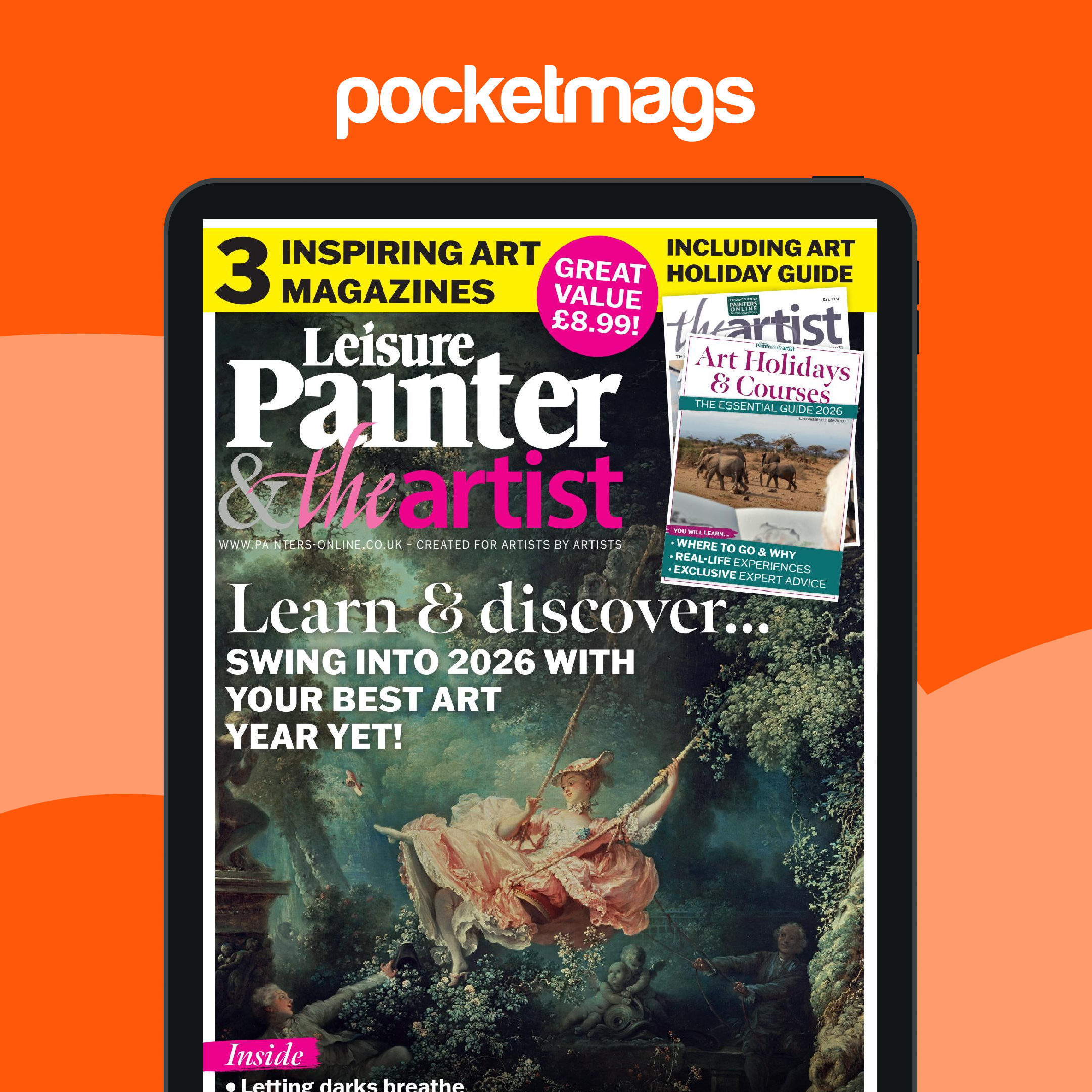 Leisure Painter & The Artist Magazine Subscriptions and March 2026 Issue