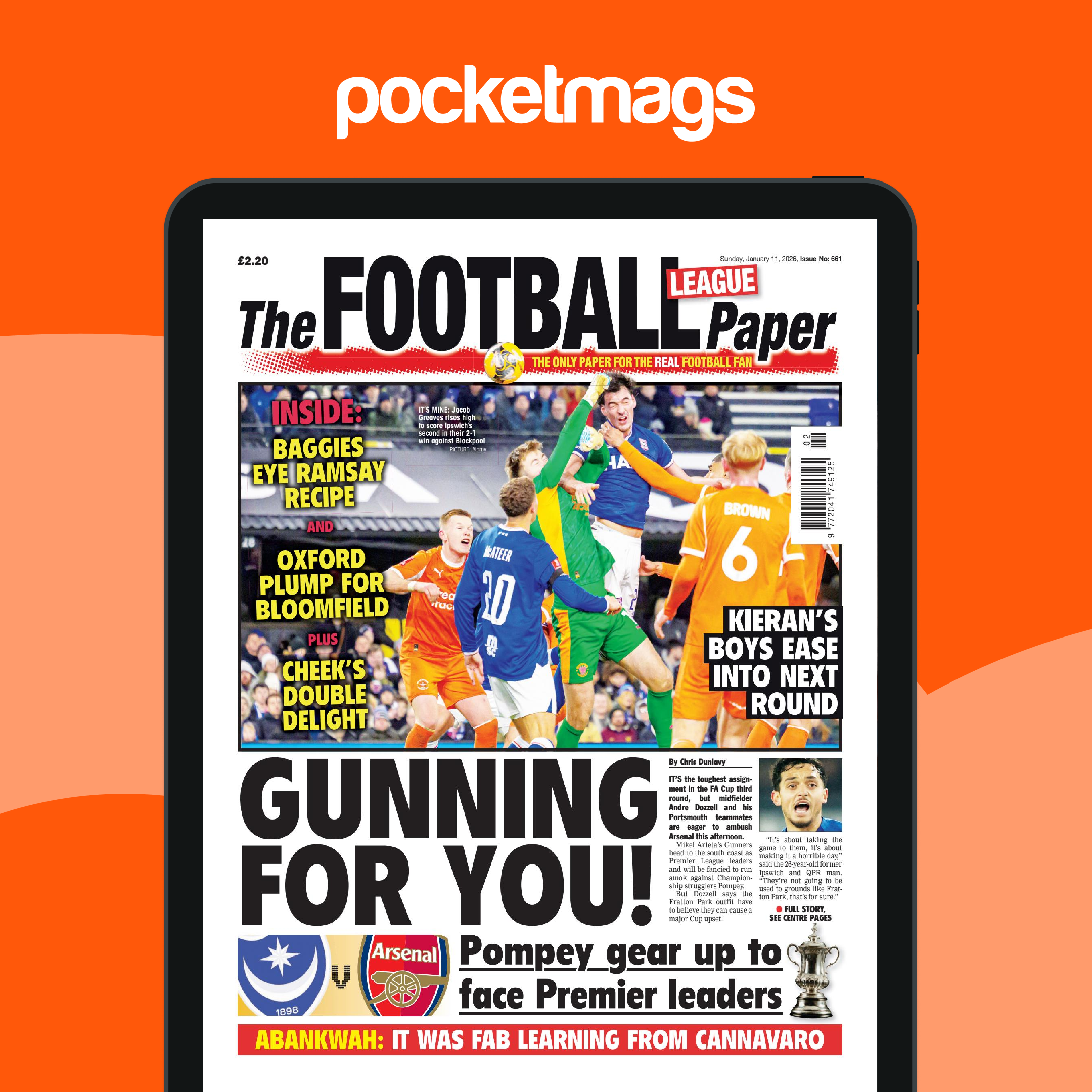 The Football League Paper Magazine - 11th January 2026 Zurück Ausgabe