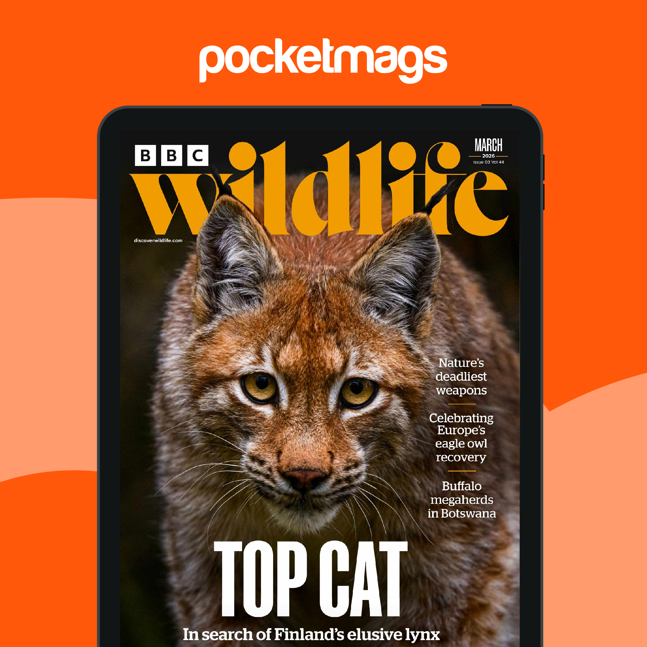 BBC Wildlife Magazine Subscriptions and March 2026 Issue