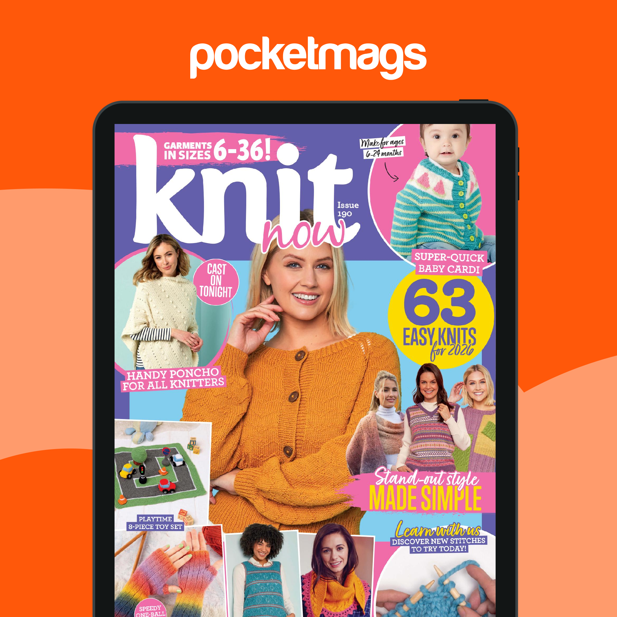 Knit Now Magazine Abonnements und Issue 190 Ausgabe