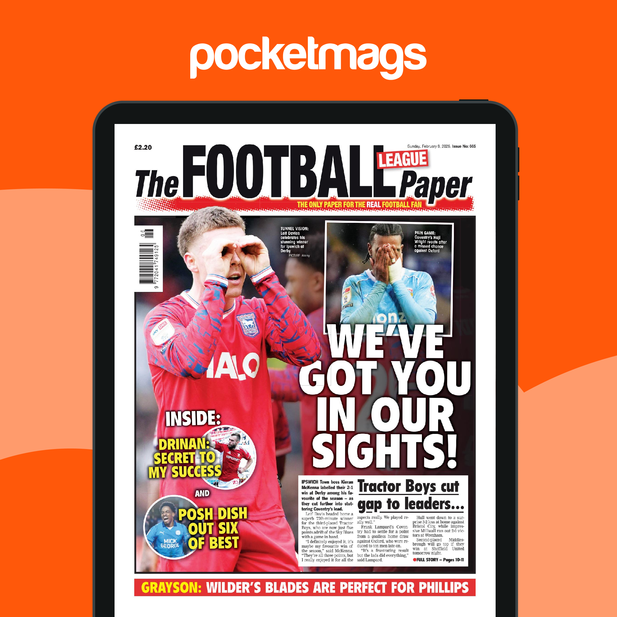The Football League Paper Magazine - 8th February 2026 Edición anterior