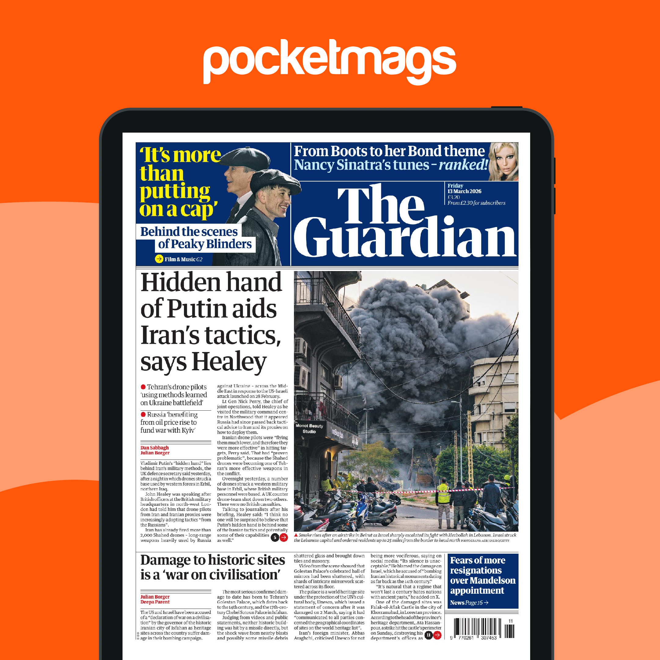 The Guardian Newspaper - Friday, 13 March 2026 Edição anterior