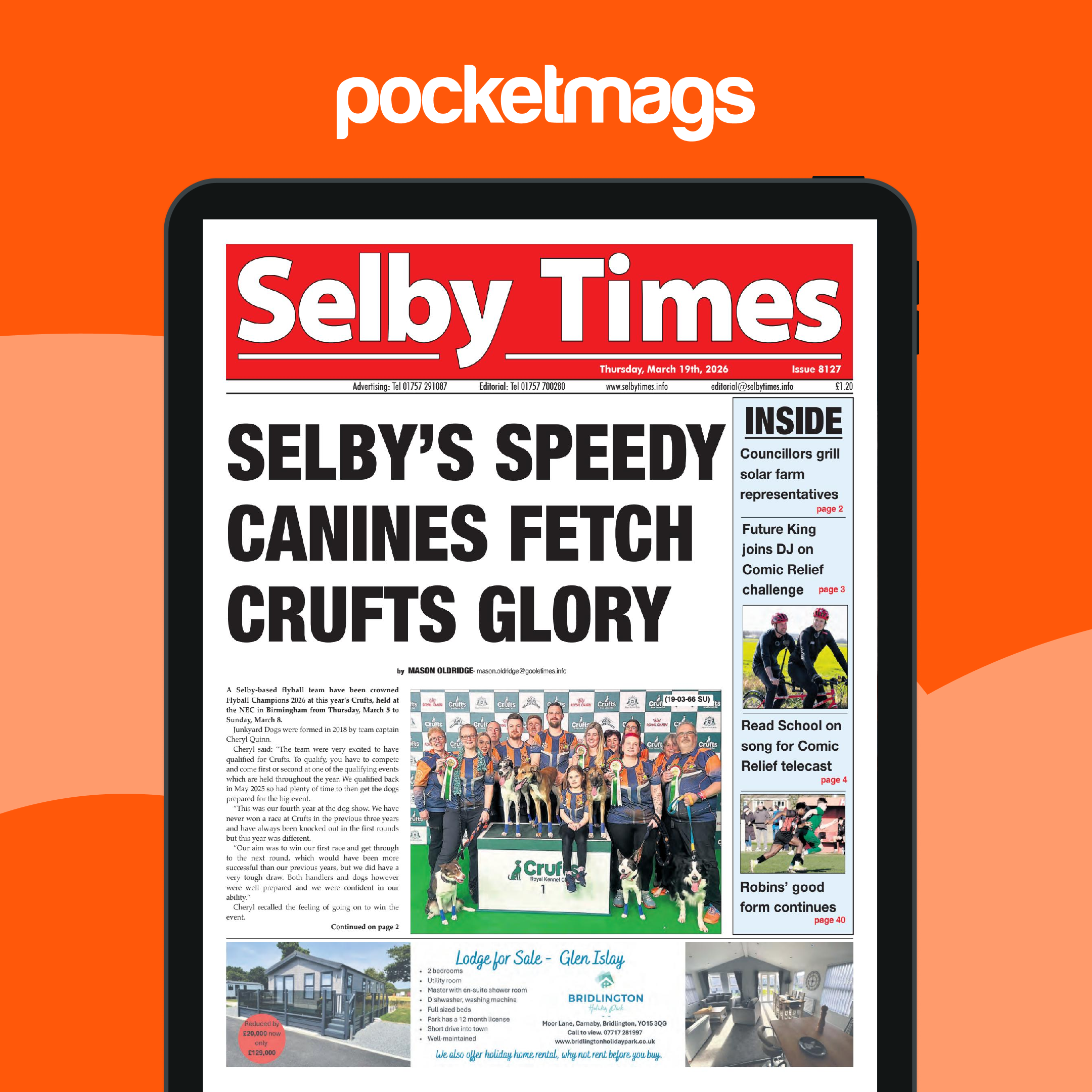 Selby Times Magazine - March 19th 2026 Back Issue