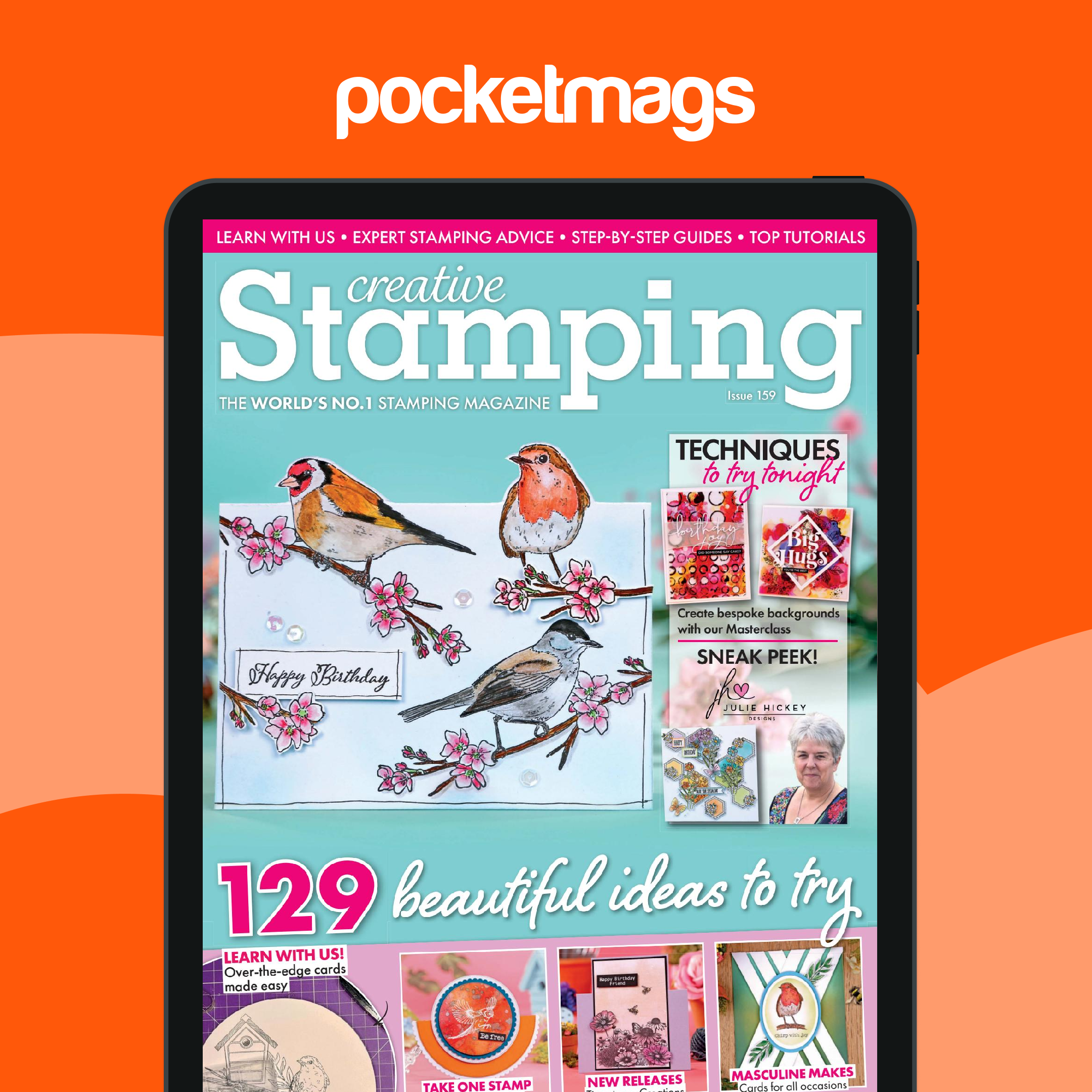 Creative Stamping Magazine Subscriptions and Issue 159 Issue