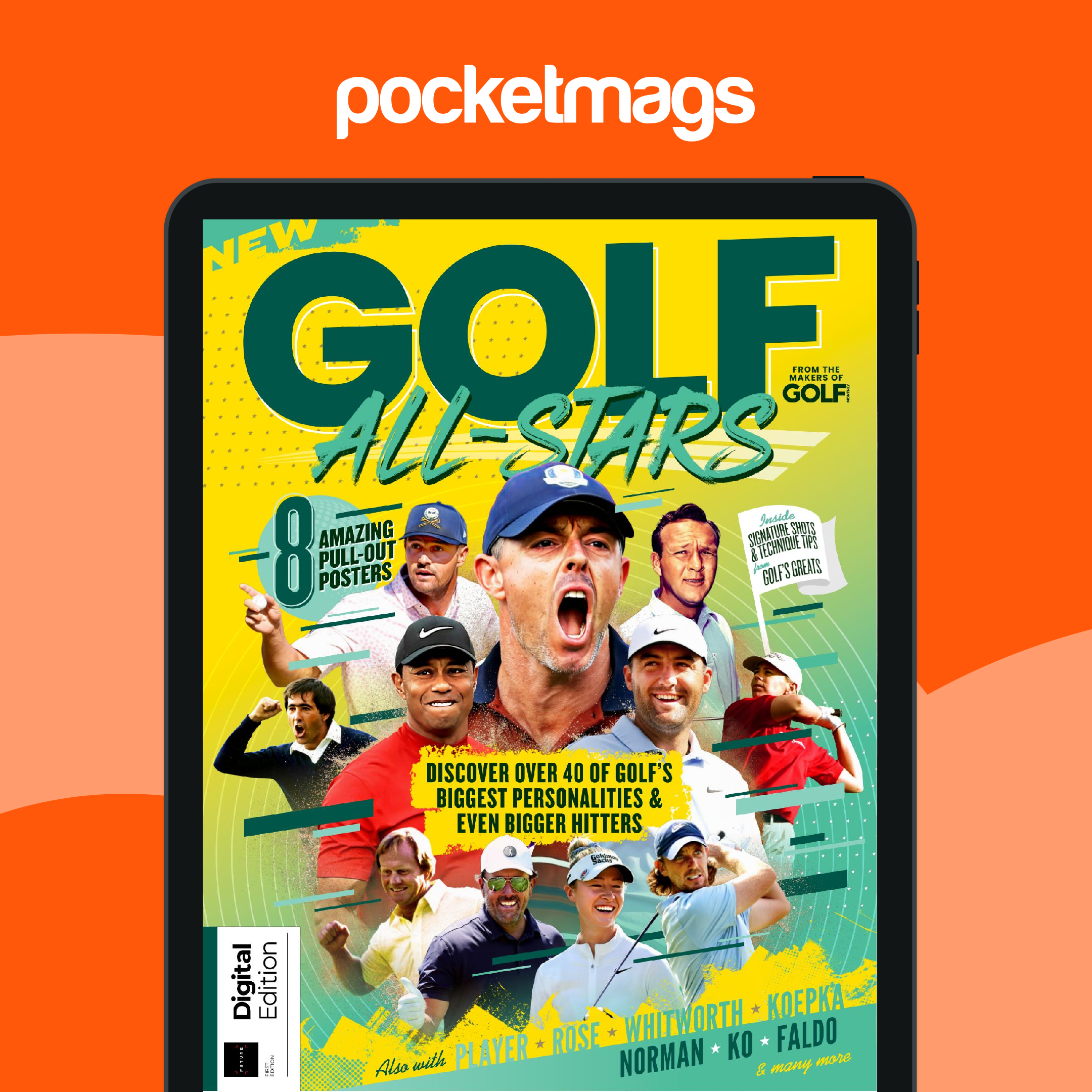 Sport Bookazine Subscriptions and Golf All Stars First Edition Issue