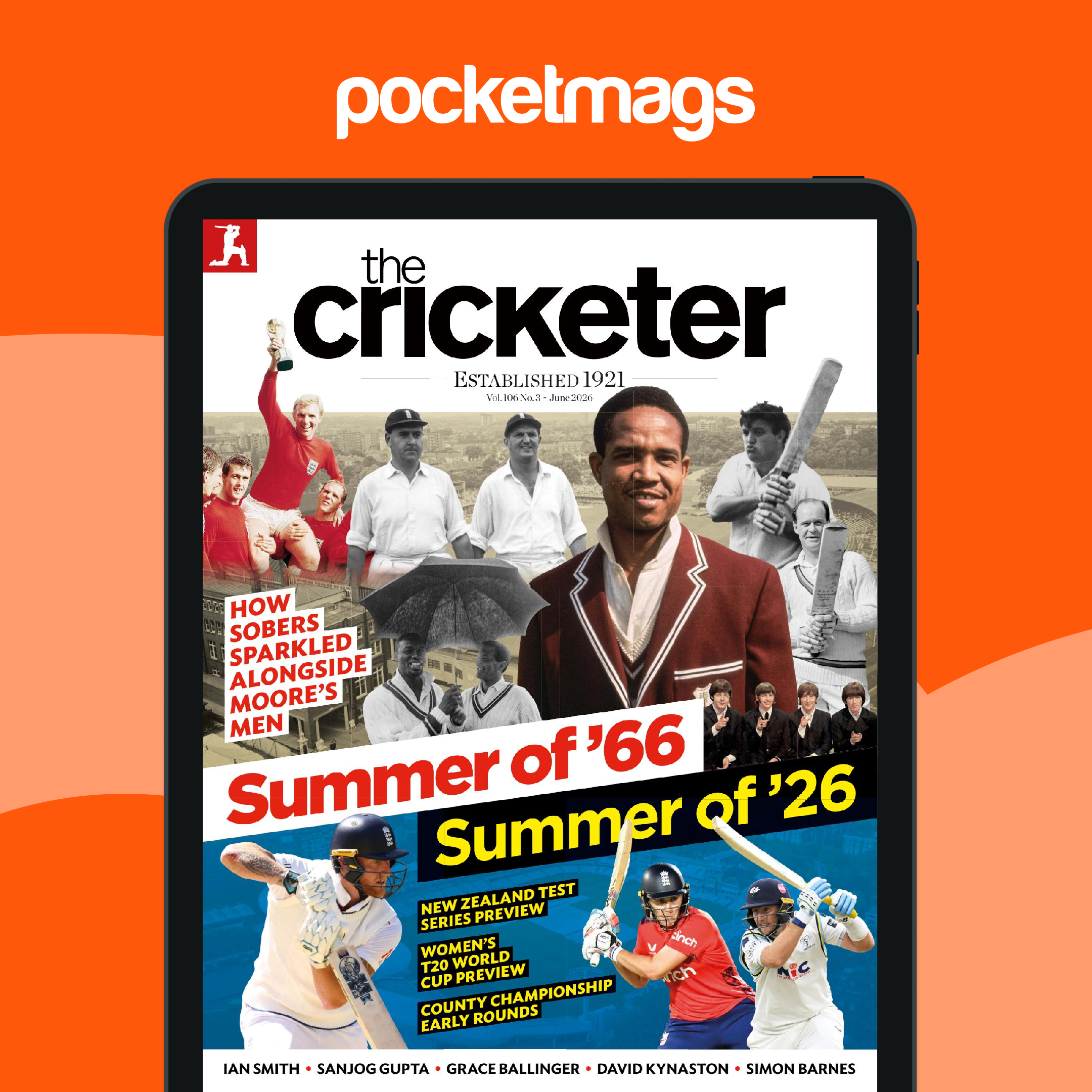 The Cricketer Magazine Subscriptions and June 2026 Issue