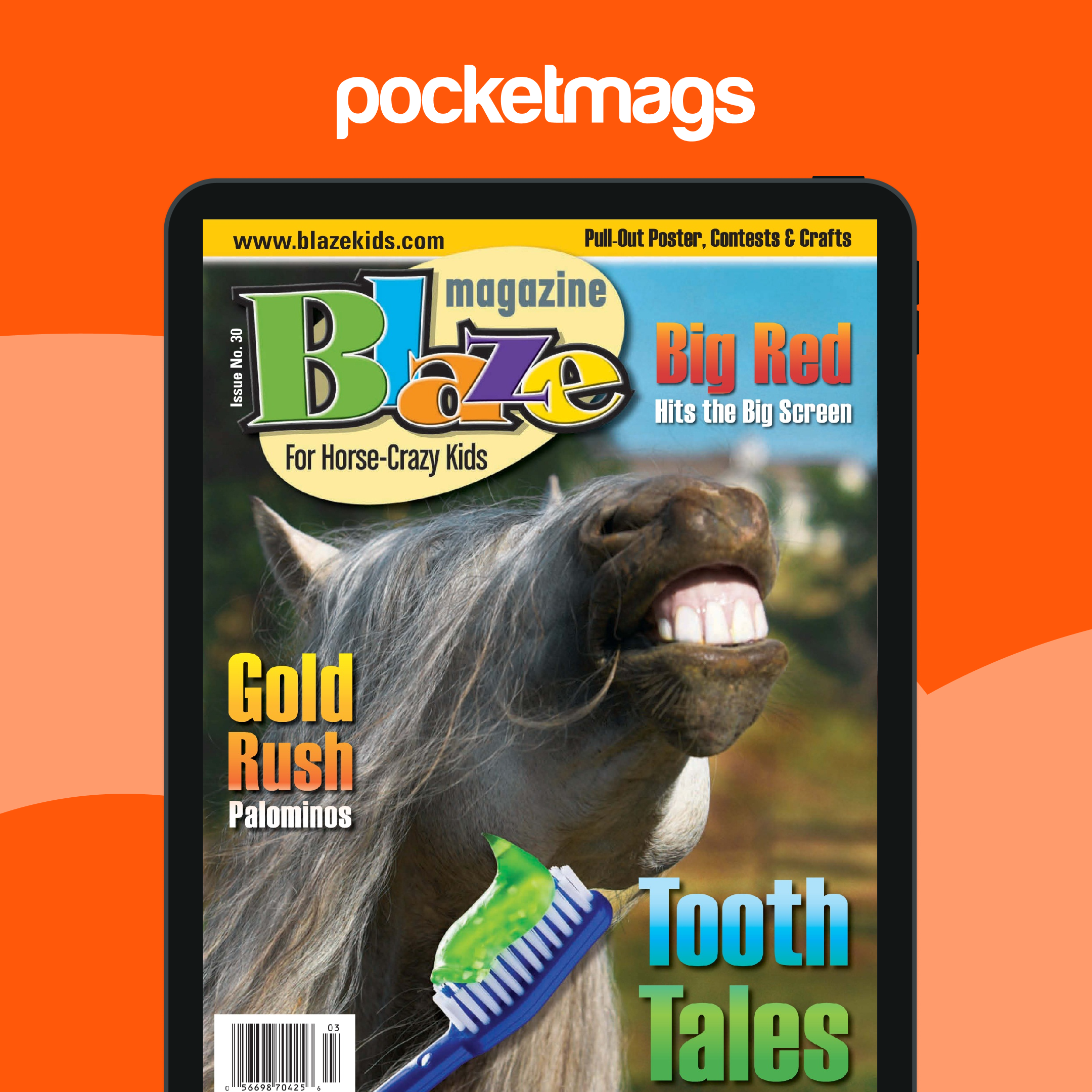 Blaze Magazine For Horse Crazy Kids - Issue No. 30 Edición anterior