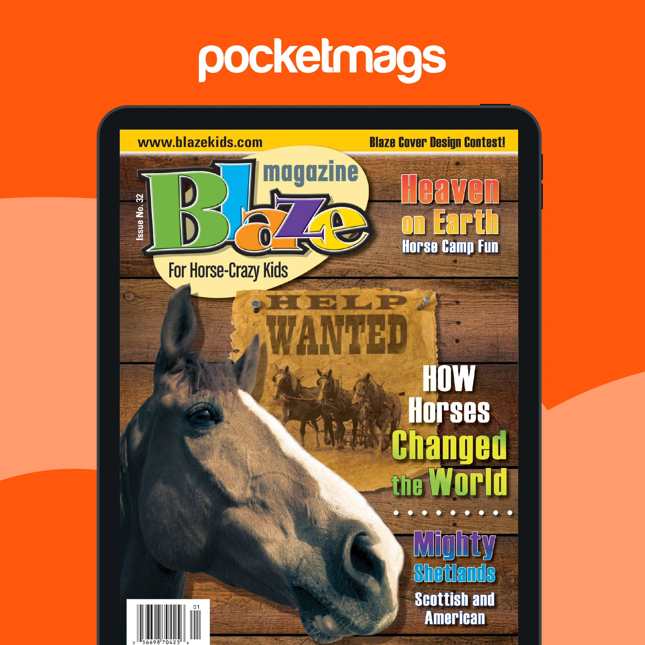 Blaze Magazine For Horse Crazy Kids - Issue No. 32 Retour à l'édition ...