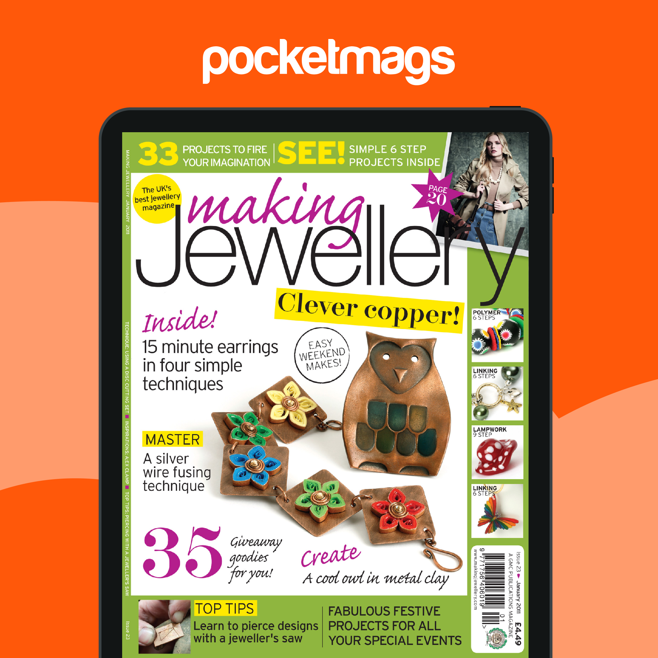 Making Jewellery Magazine - January 2011 Back Issue
