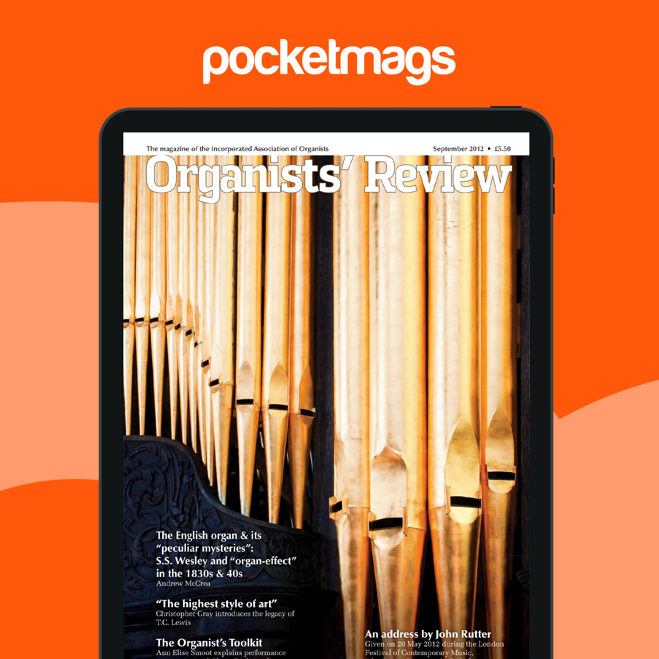 Organists' Review Magazine - September 2012 Retour à l'édition précédente