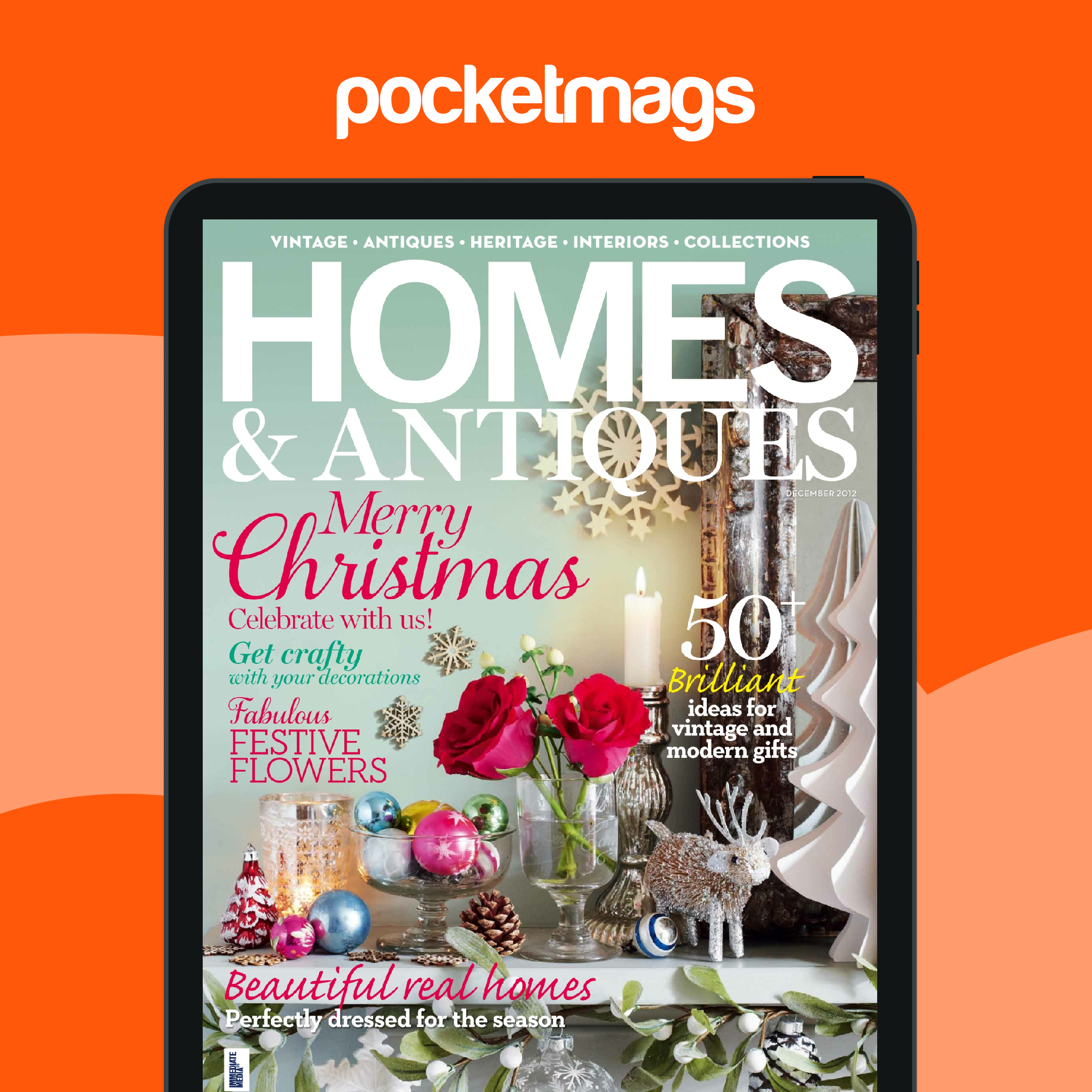 Homes & Antiques Magazine - December 2012 Edición anterior