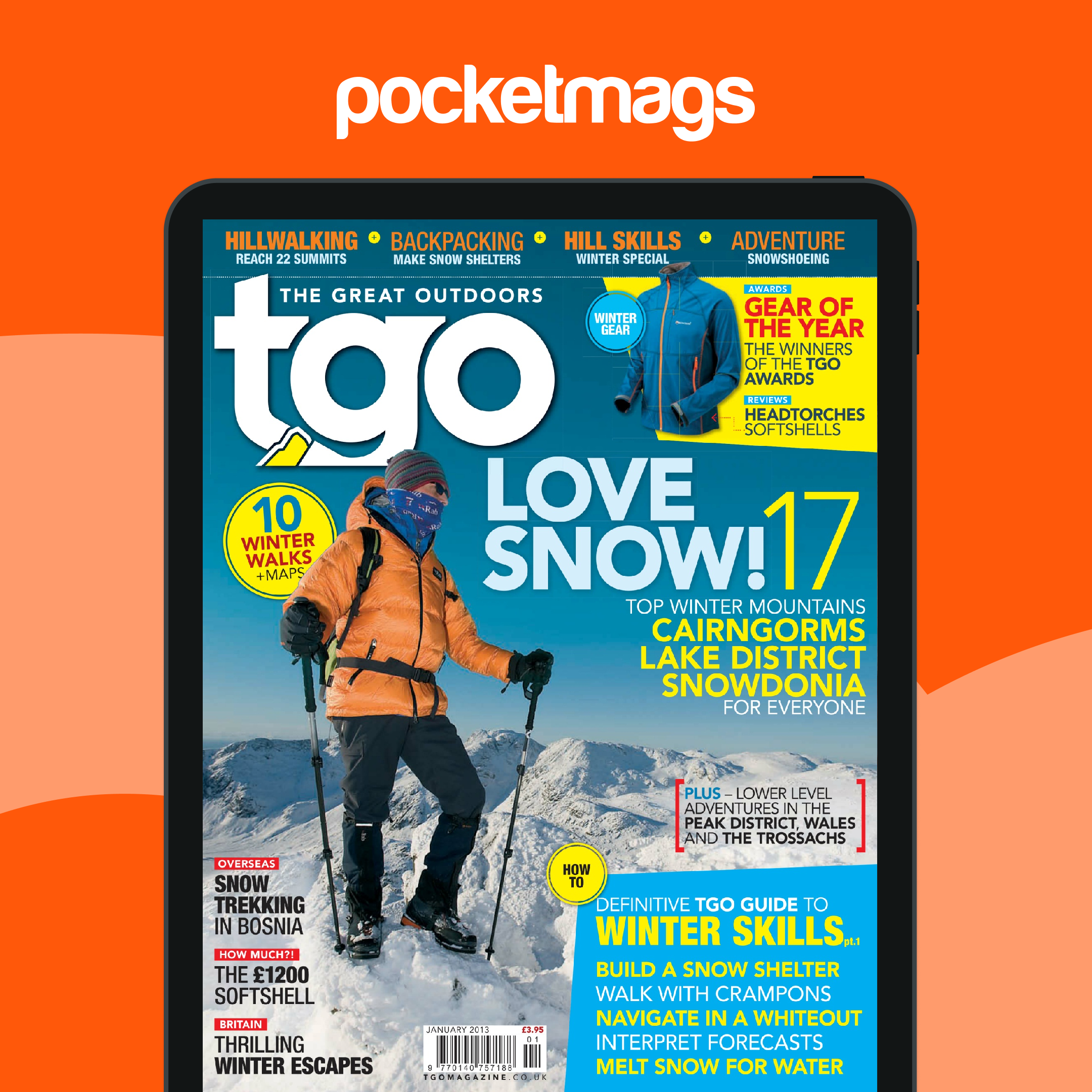 TGO - The Great Outdoors Magazine - January - Love Snow! Special Retour ...