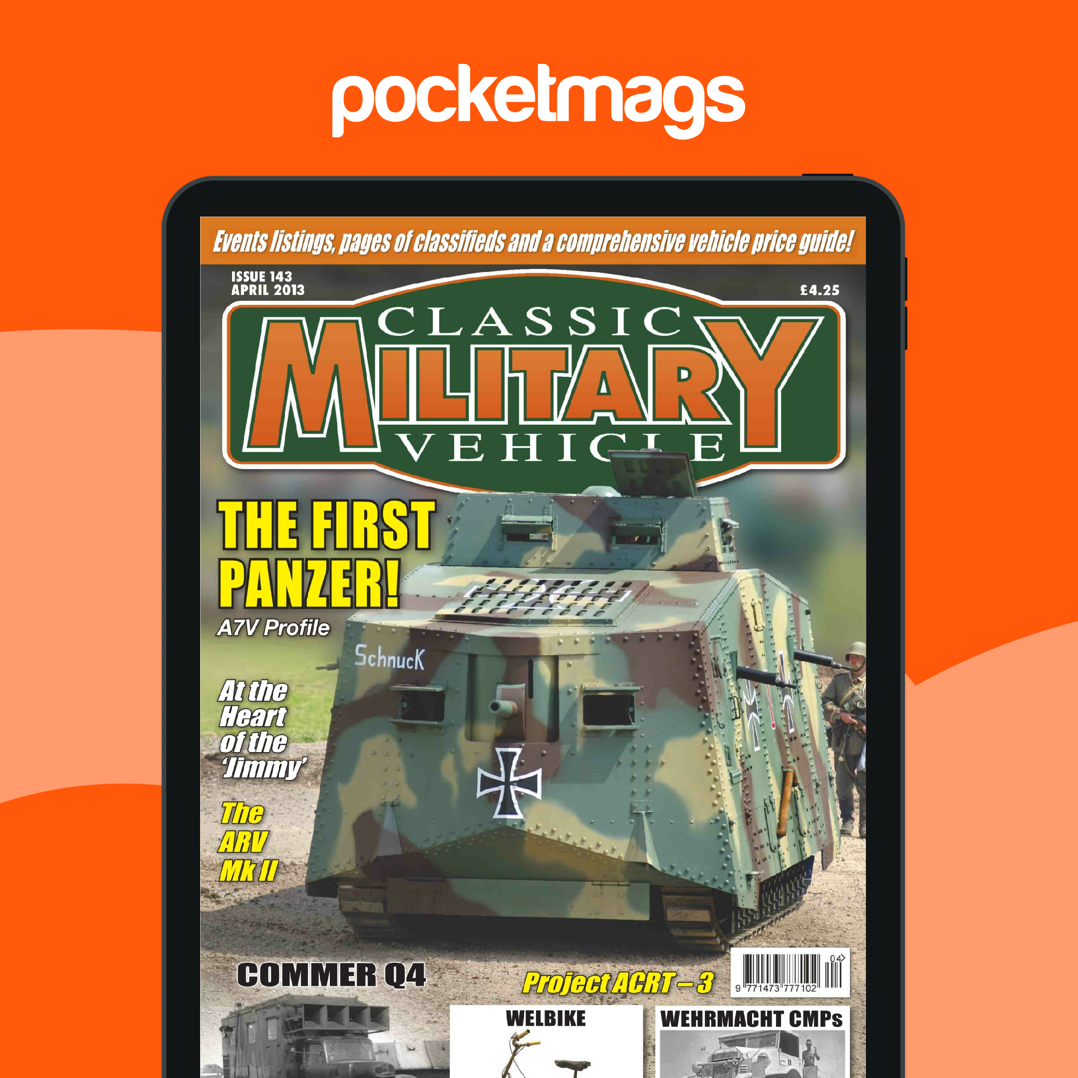 Classic Military Vehicle Magazine - #143 The first Panzer Edición anterior