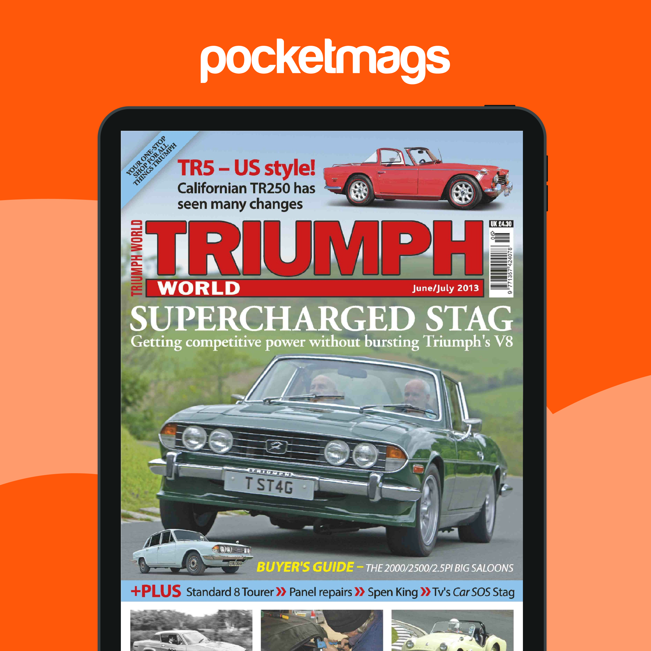 Triumph World Magazine - Super-charged Stag July 2013 Retour à l ...