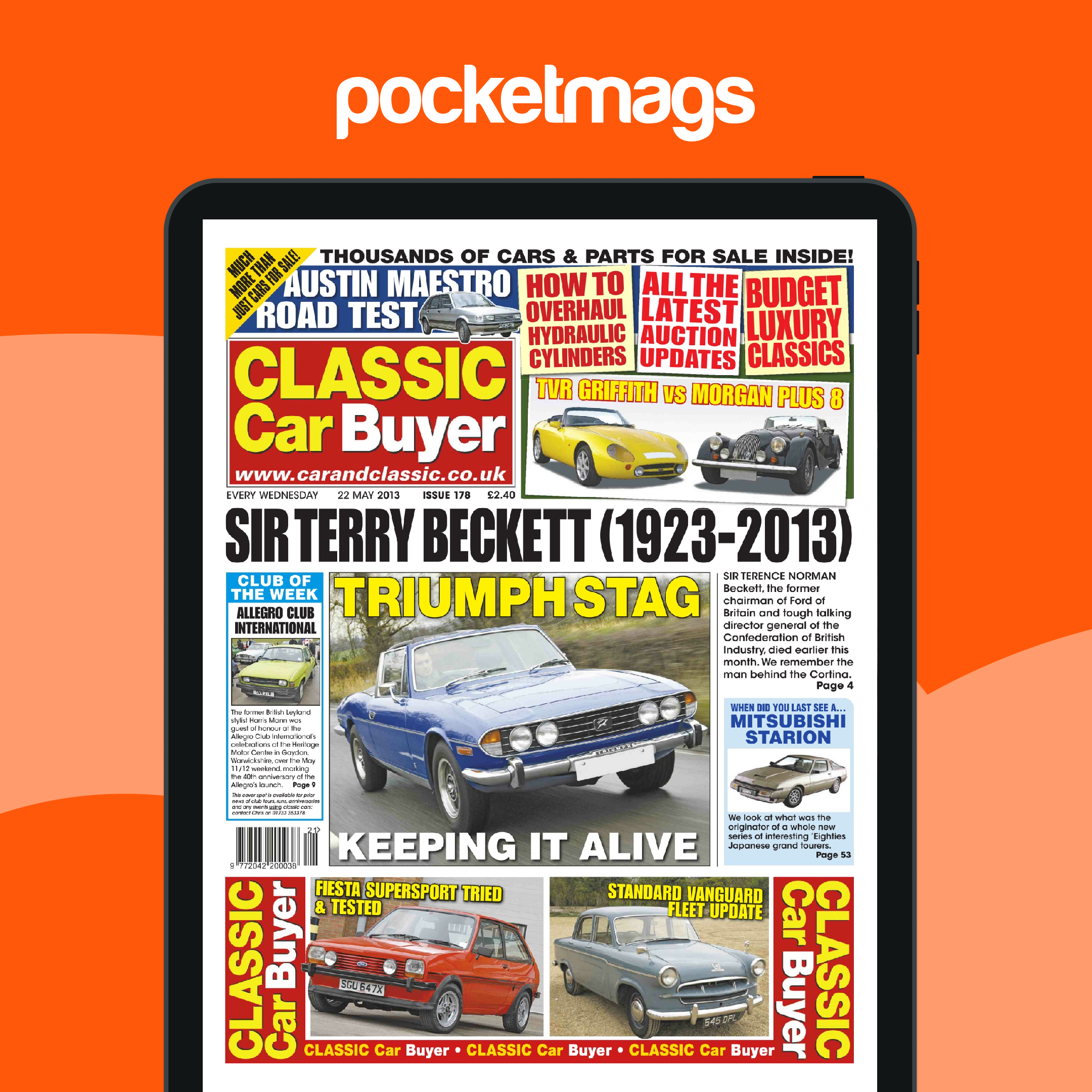 Classic Car Buyer Magazine - CCB 22 May 2013 Edición anterior