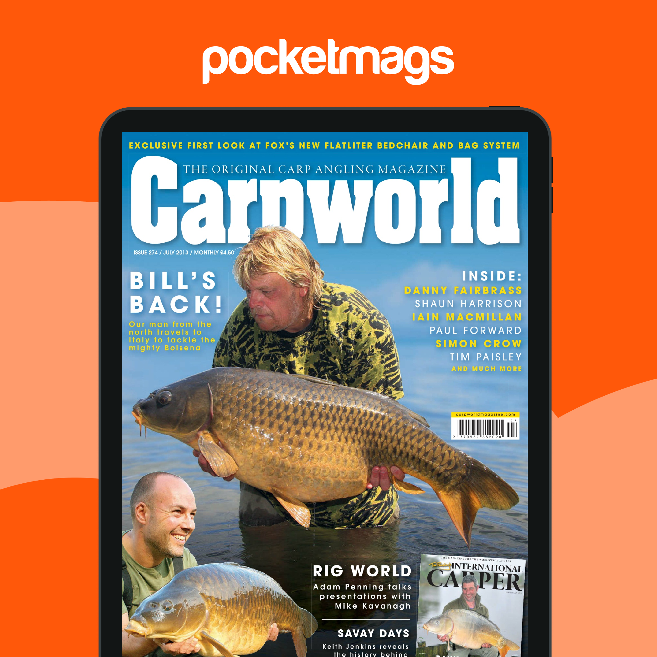 Carpworld Magazine - Carpworld July 2013 Retour à l'édition précédente