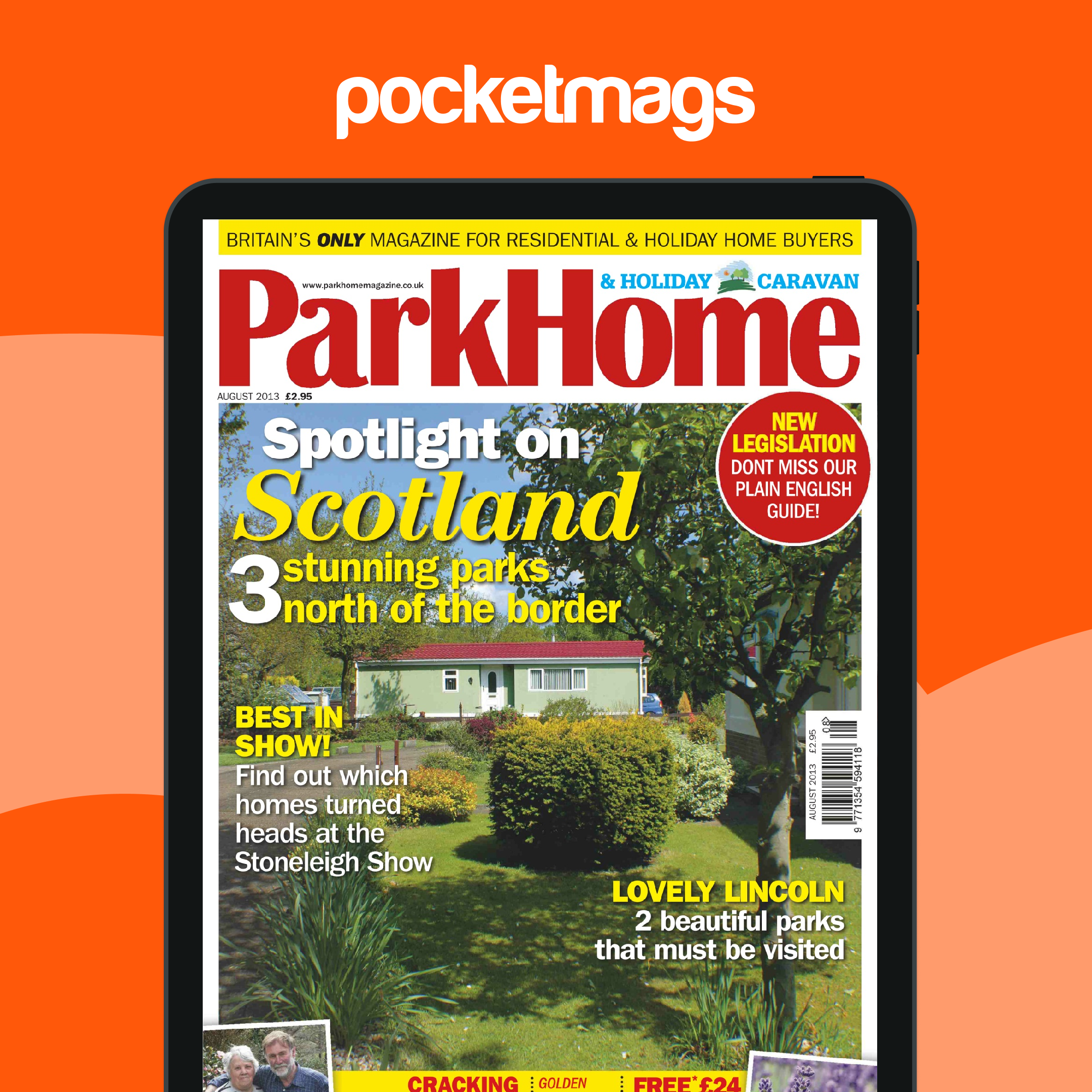 Park Home & Holiday Living Magazine - ParkHomes August 2013 Back Issue