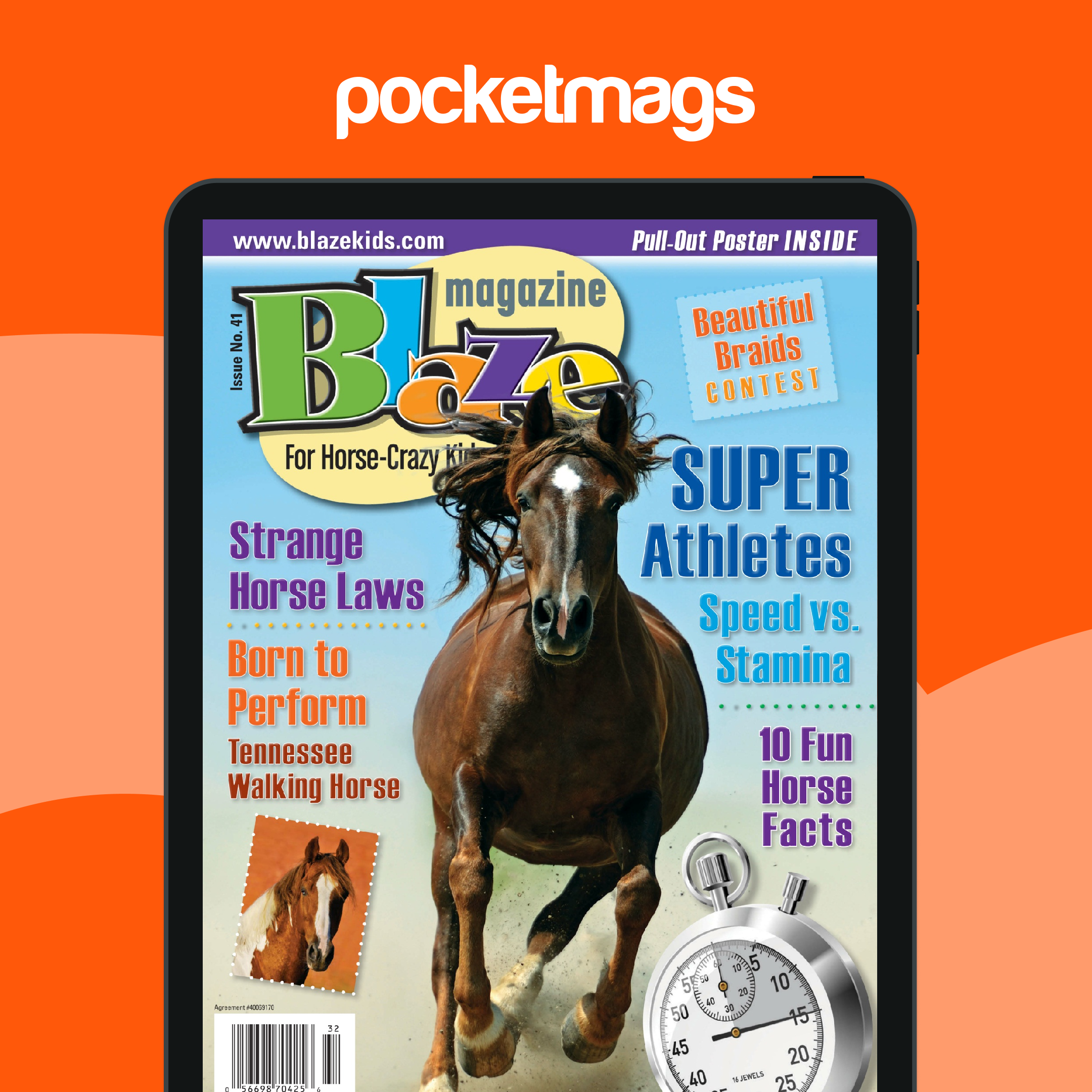 Blaze Magazine For Horse Crazy Kids - Issue No. 41 Edición anterior
