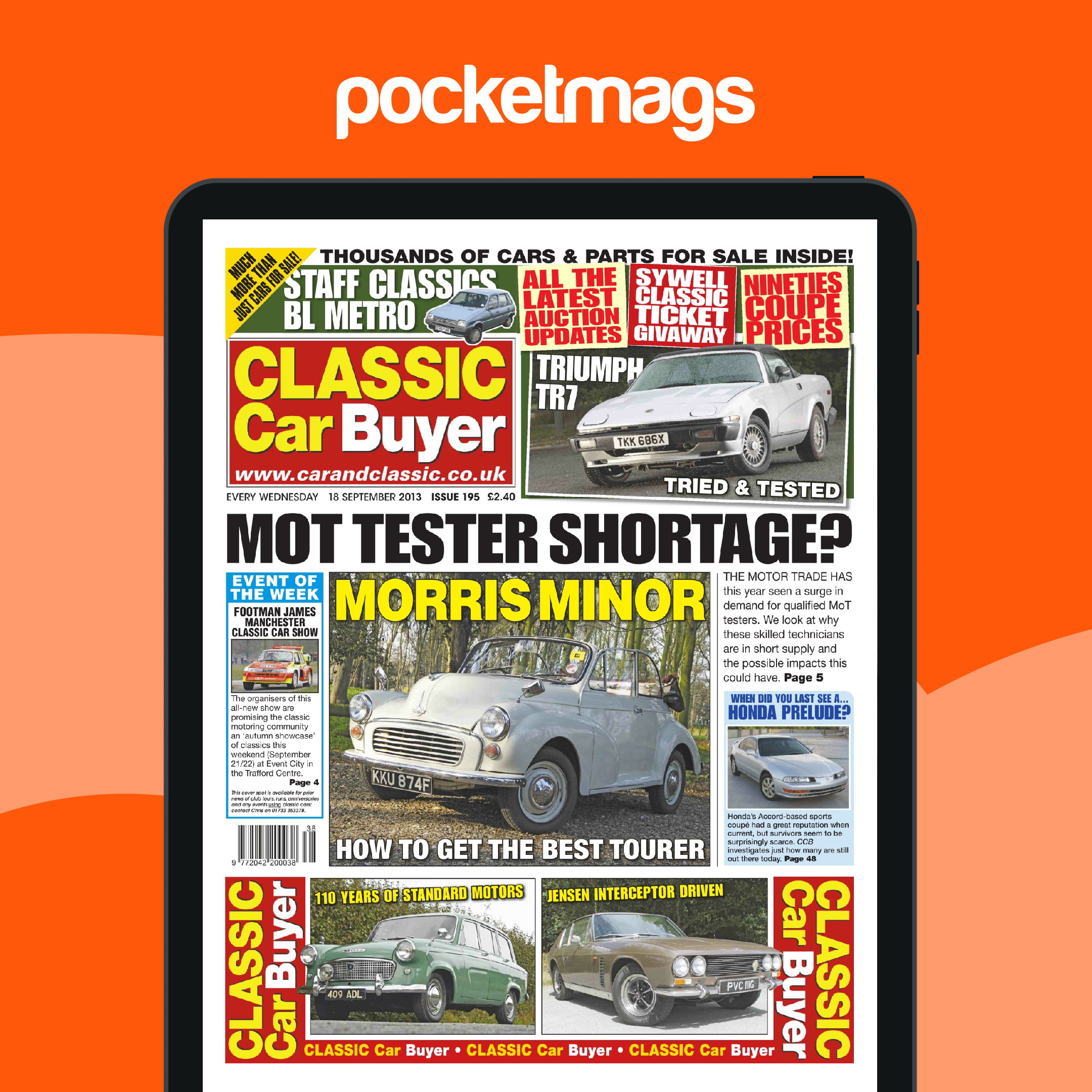 Classic Car Buyer Magazine - No.195 Morris Minor Edición anterior