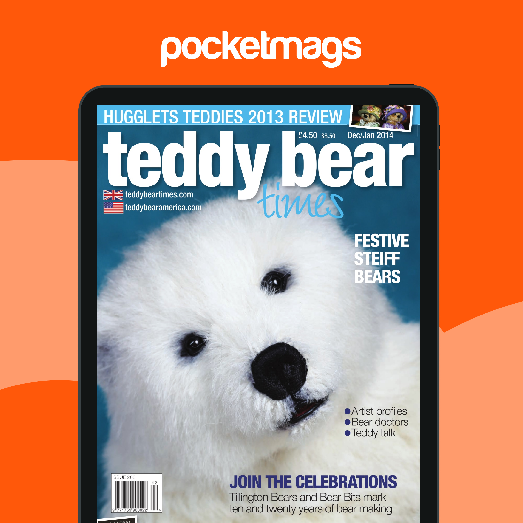 Teddy Bear Times Magazine - Teddy Bear Times Issue 208 Back Issue